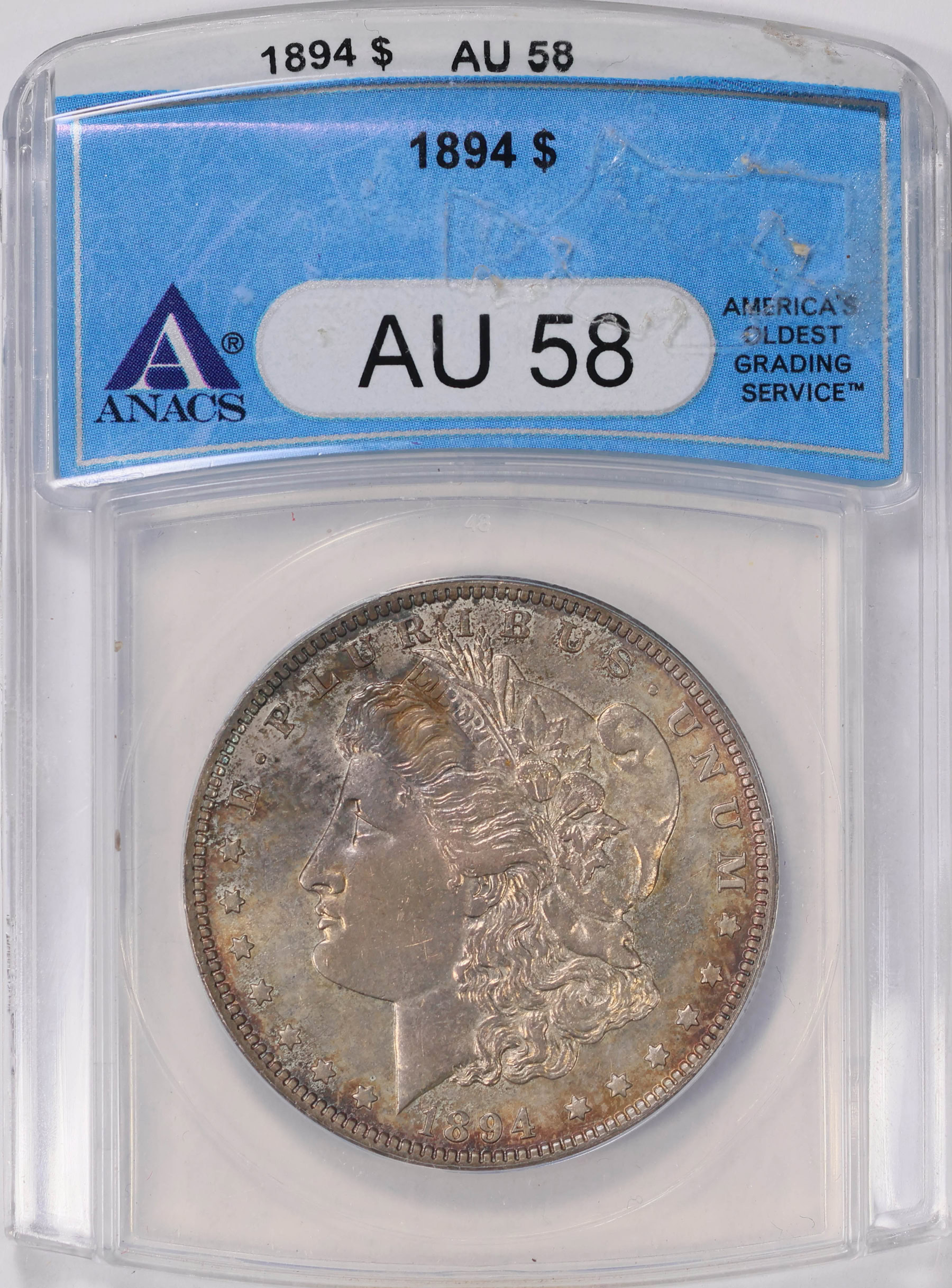 1894 Morgan Silver Dollar ANACS AU-58 (Item 1724858) | GreatCollections Coin Auctions