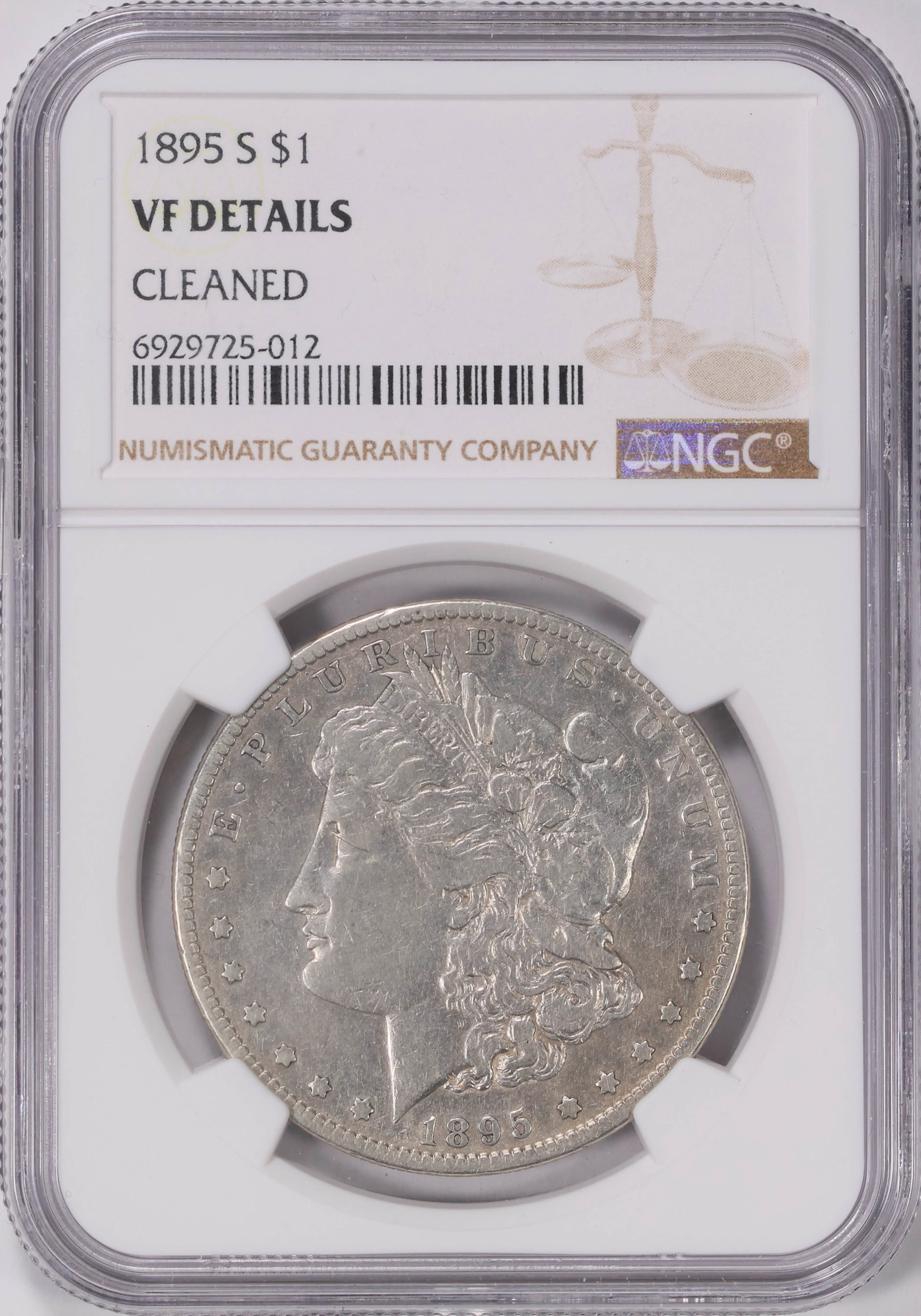 1895-S Morgan Silver Dollar NGC VF Details (Item 1724861) | GreatCollections Coin Auctions