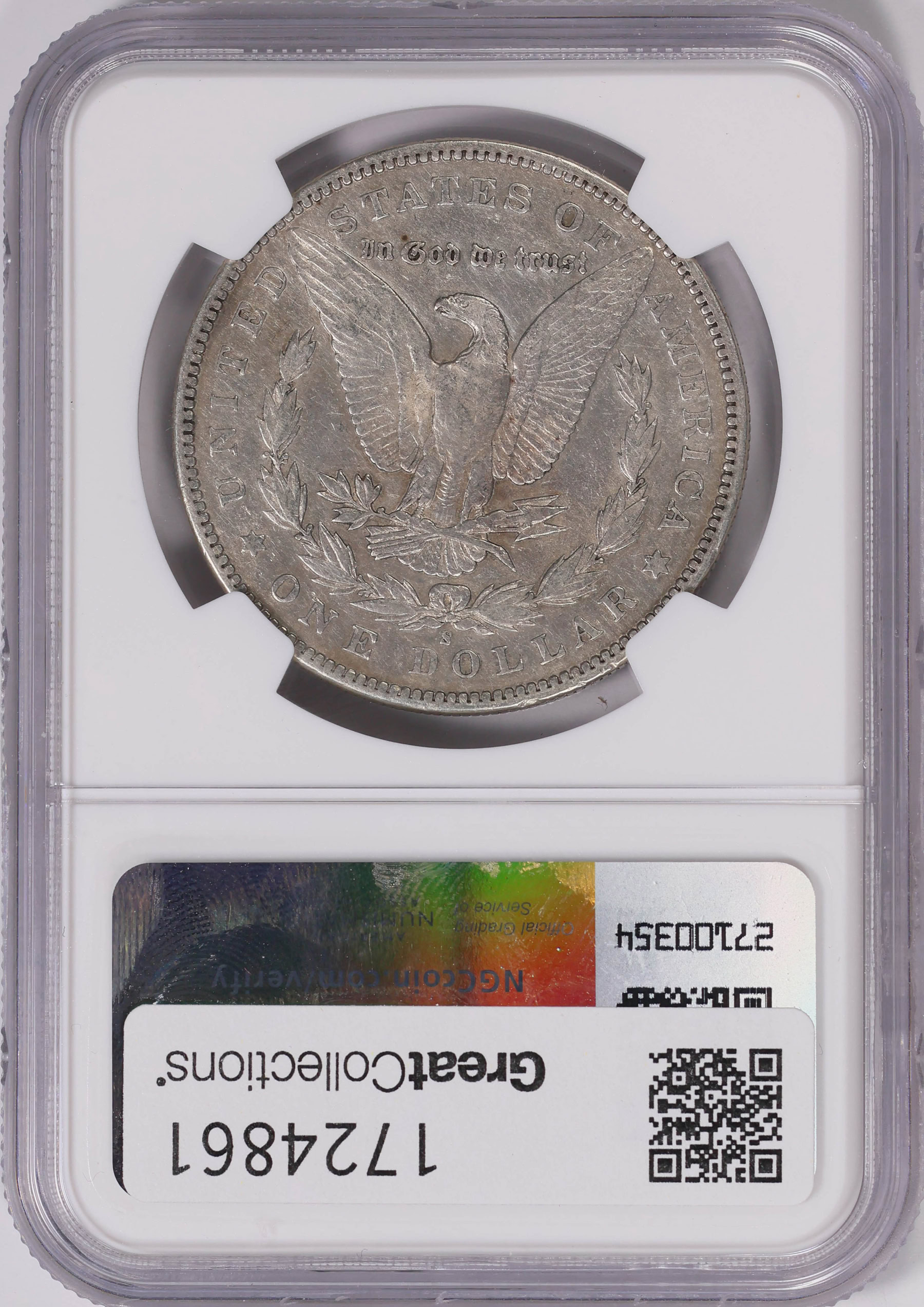 1895-S Morgan Silver Dollar NGC VF Details (Item 1724861) | GreatCollections Coin Auctions