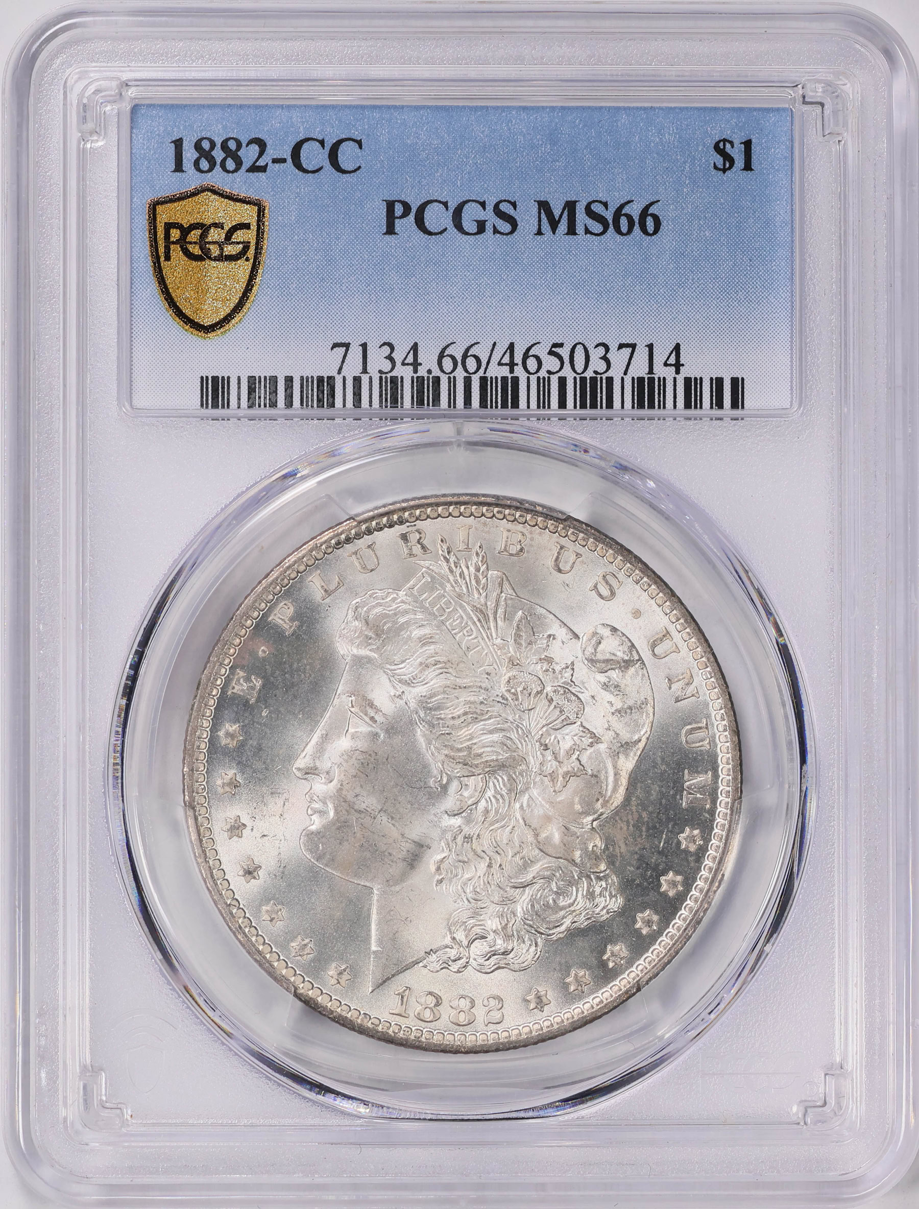 1882-CC Morgan Silver Dollar PCGS MS-66 (Item 1724872) | GreatCollections Coin Auctions