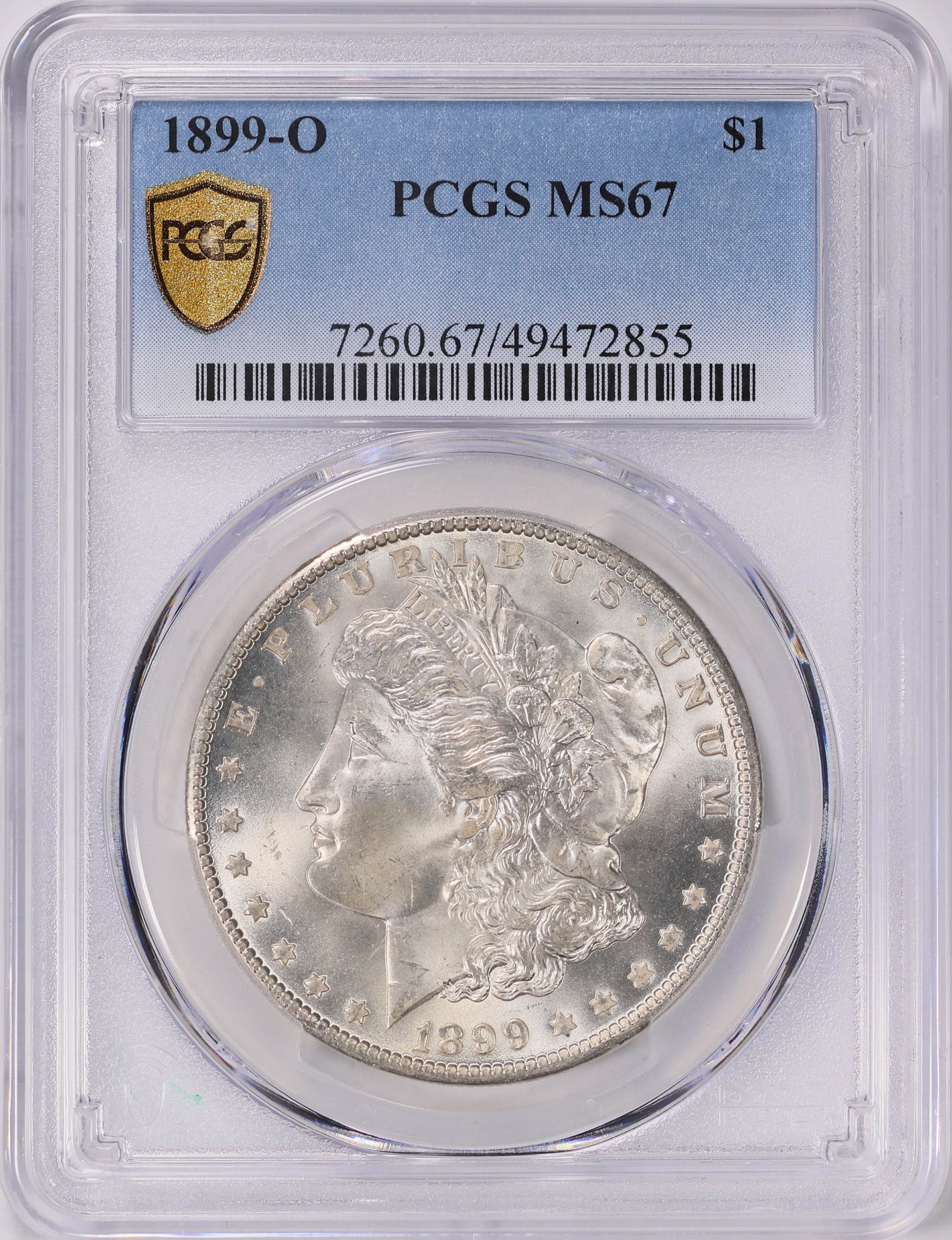 1899-O Morgan Silver Dollar PCGS MS-67 (Item 1724881 ...