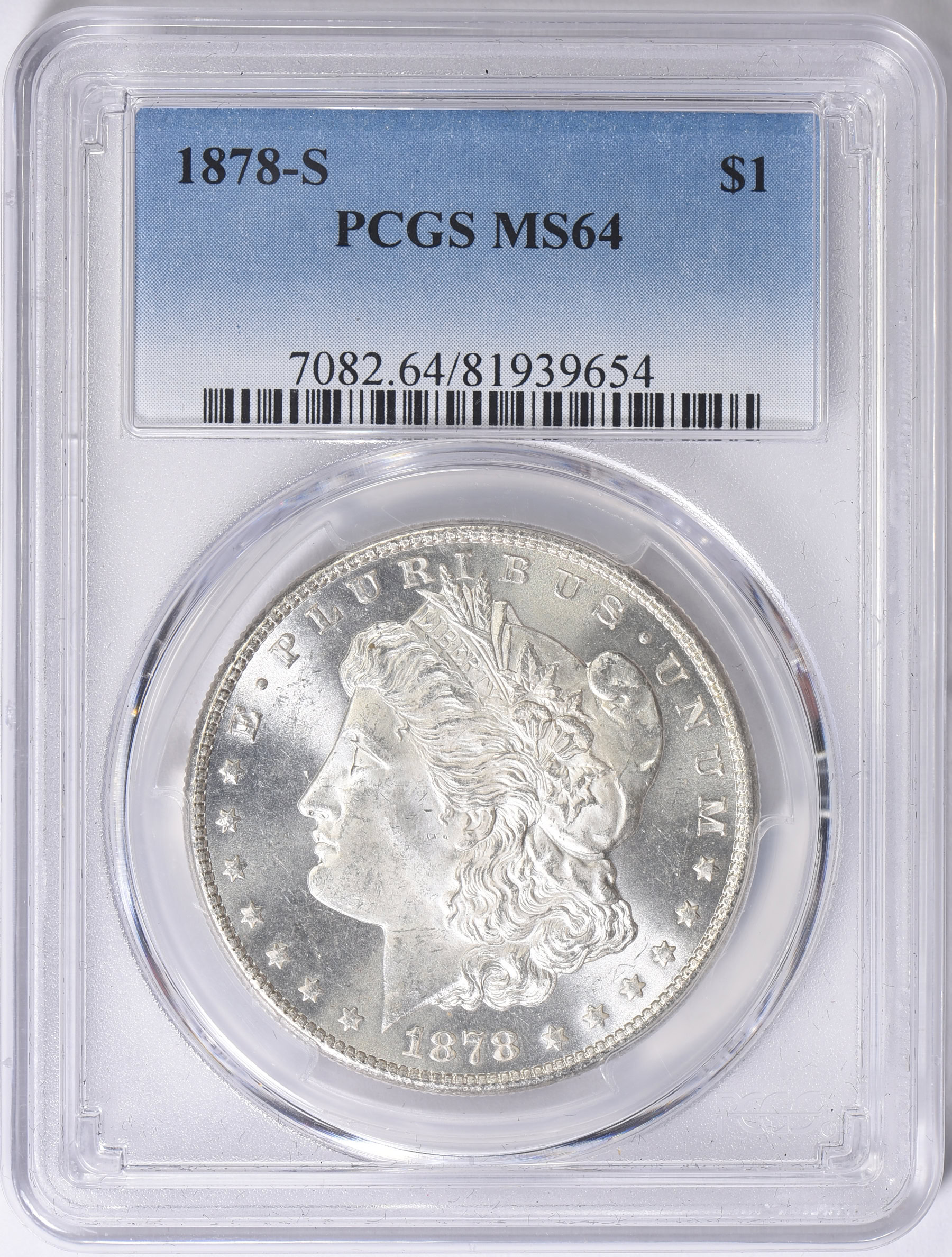 1878-S Morgan Silver Dollar PCGS MS-64 (Item 1725019 ...