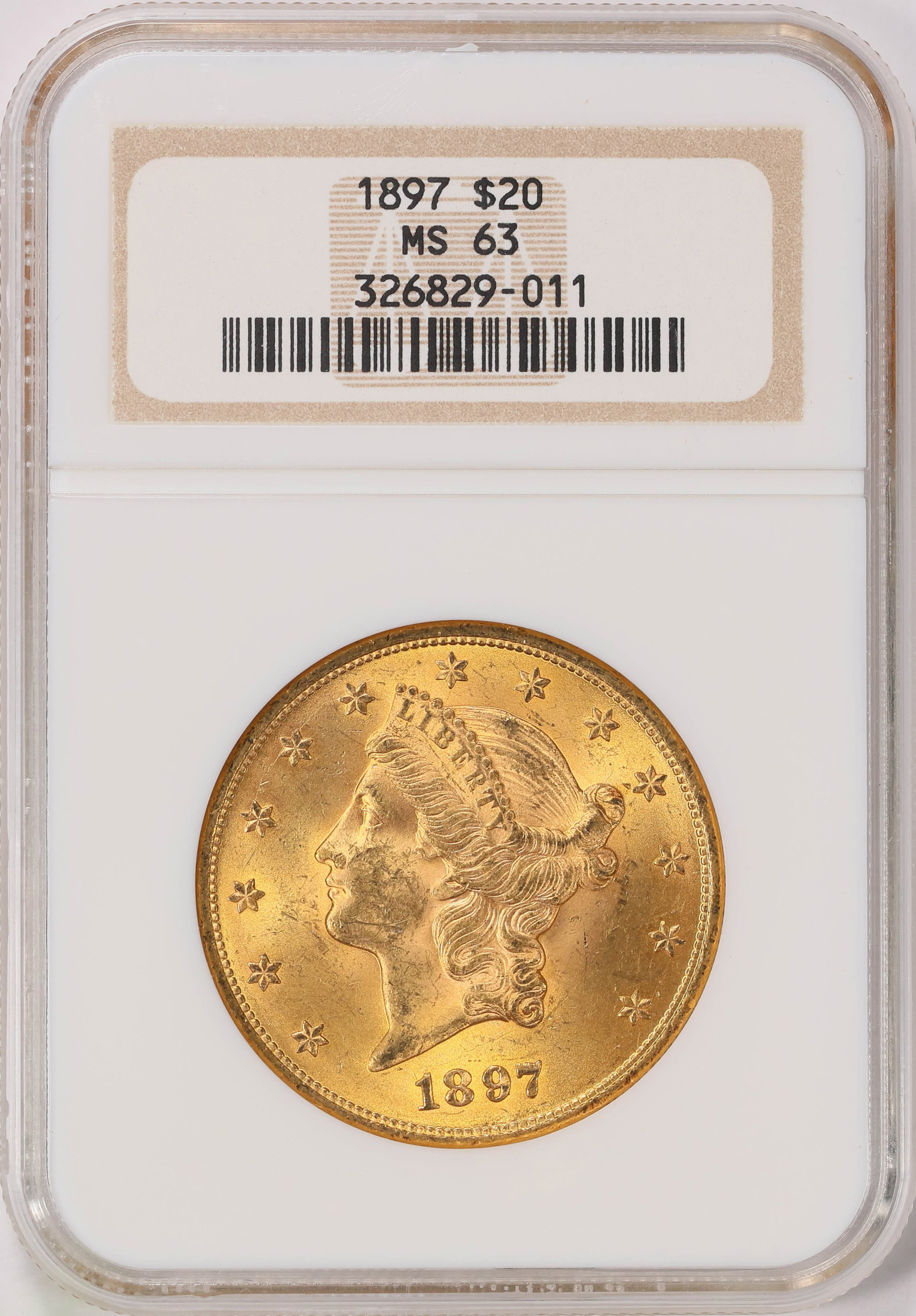 1897 Liberty Gold Double Eagle NGC MS-63 (Item 1725042) | GreatCollections Coin Auctions