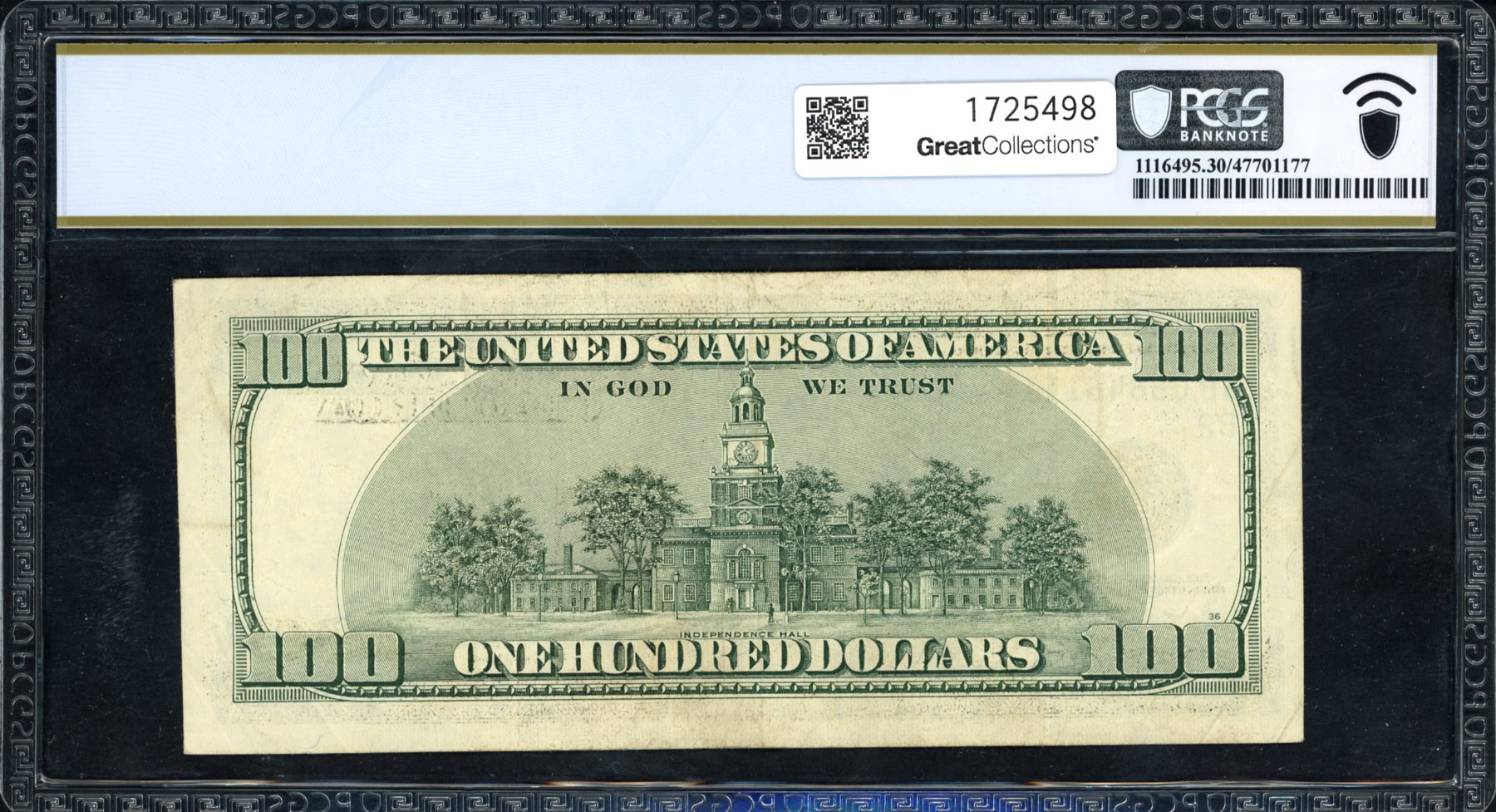 Fr. 2176-B* (BB* Block) 1999 $100 New York Federal Reserve Star Note ...