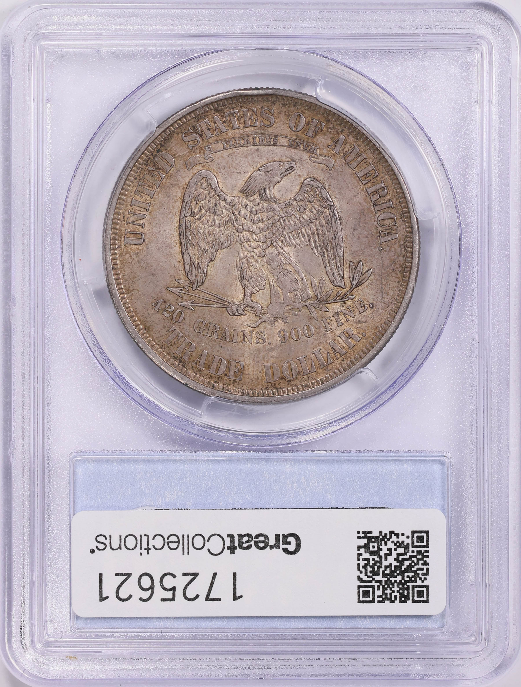 1873 Trade Silver Dollar PCGS AU-58 (CAC Green) (Item 1725621 ...