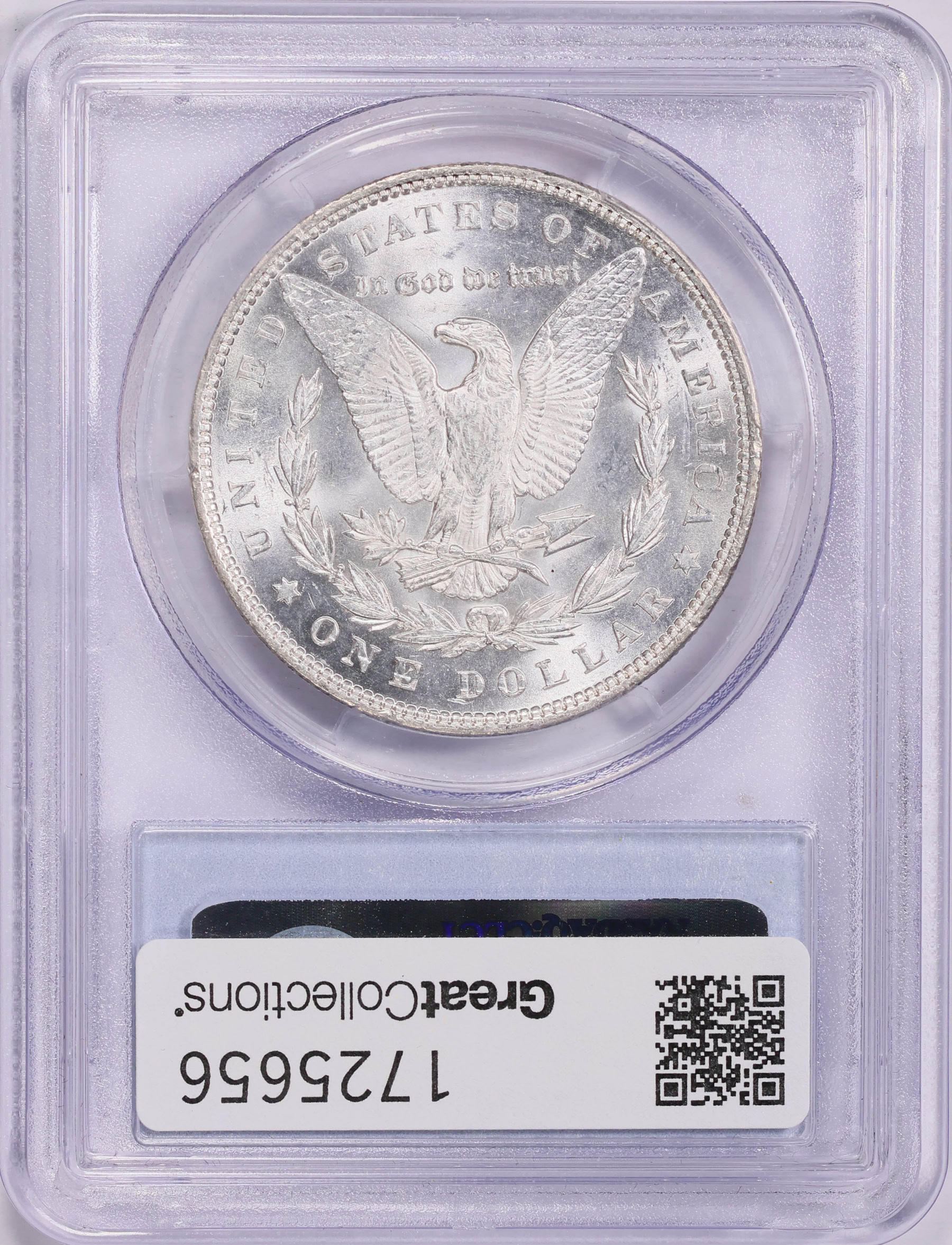 1893 Morgan Silver Dollar PCGS MS-61 (Item 1725656) | GreatCollections ...