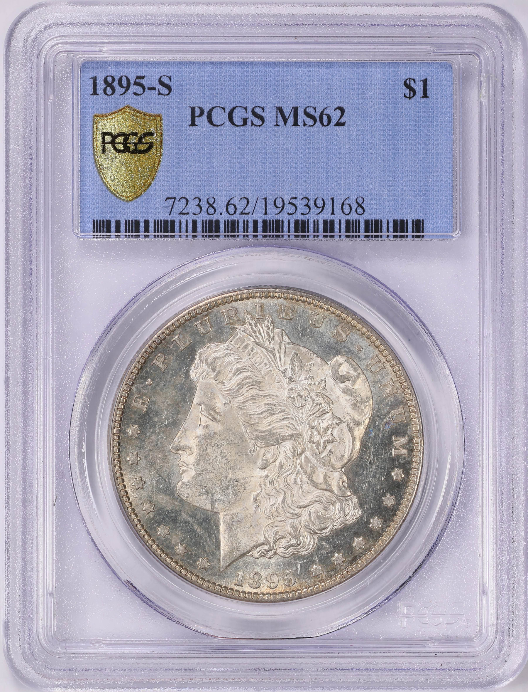 1895-S Morgan Silver Dollar PCGS MS-62 (Item 1725658) | GreatCollections Coin Auctions