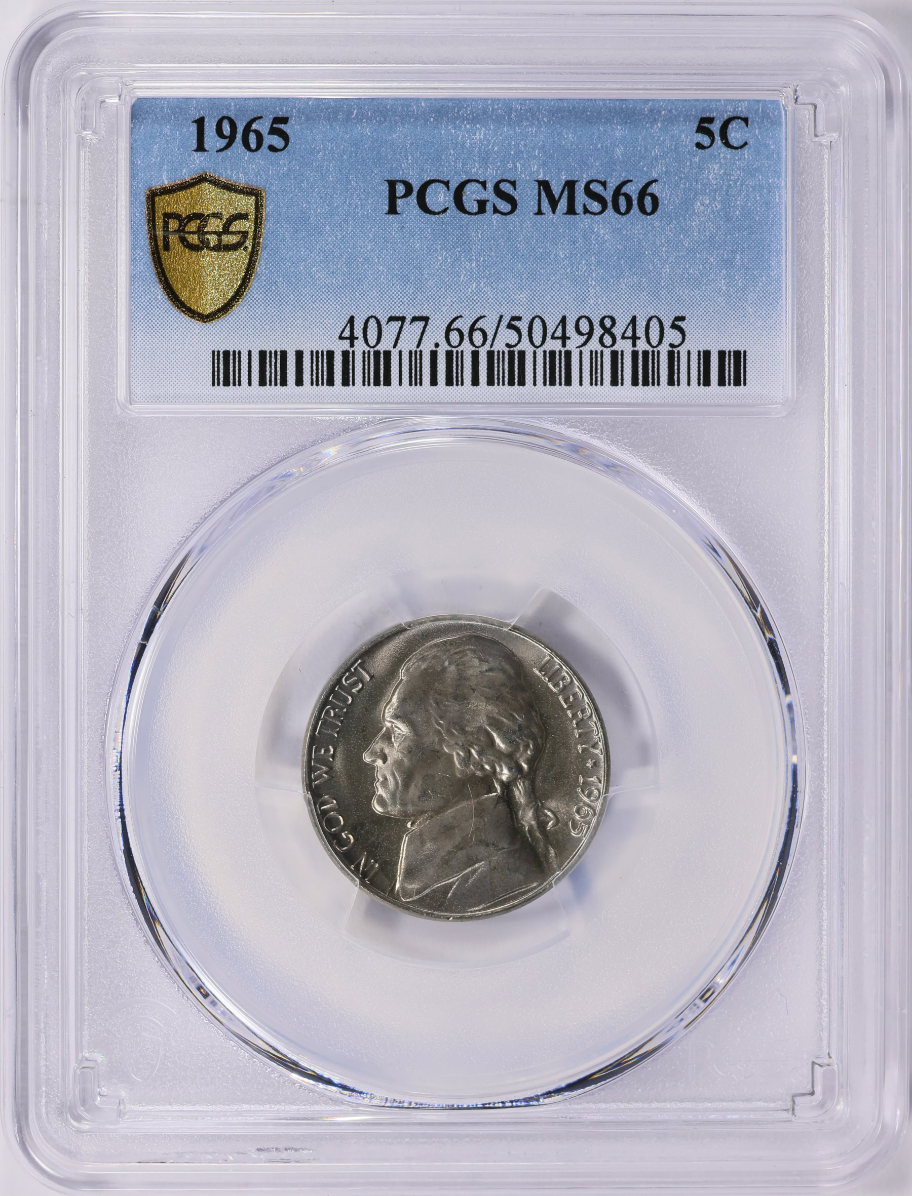 1965 Jefferson Nickel PCGS MS-66 (Item 1726958) | GreatCollections Coin ...