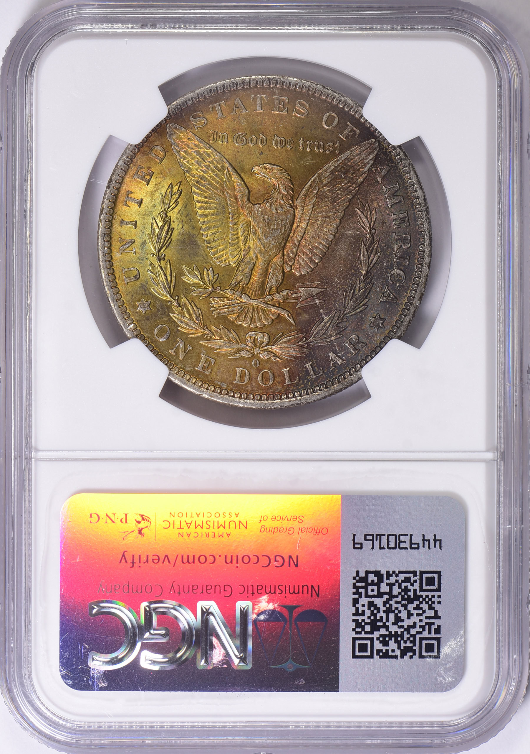 1883-O Morgan Silver Dollar NGC MS-63 (Toned) (Item 1727041) | GreatCollections Coin Auctions