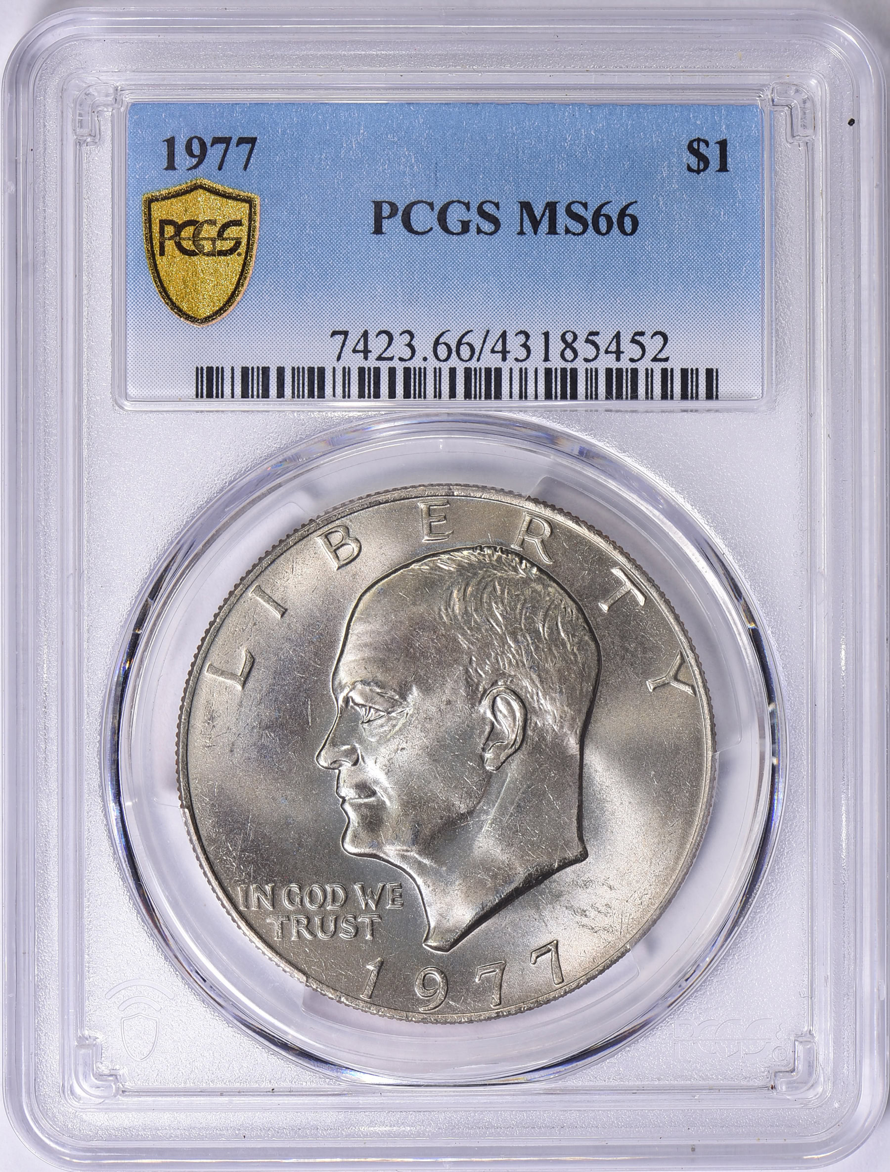 1977 Eisenhower Dollar PCGS MS-66 (Toned) (Item 1727079 ...