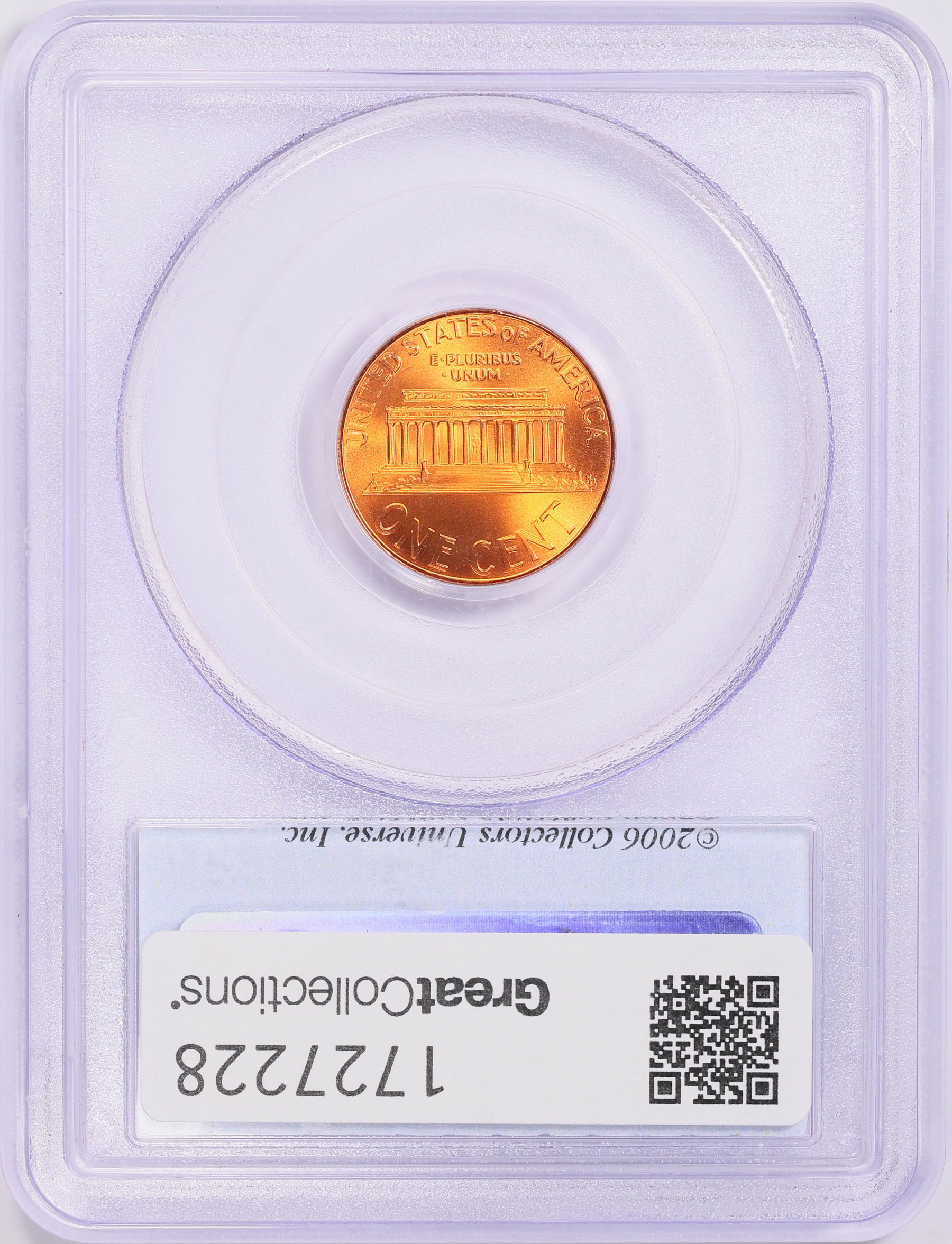 2006 Lincoln Cent Satin Finish PCGS MS-69 RD (Item 1727228 ...