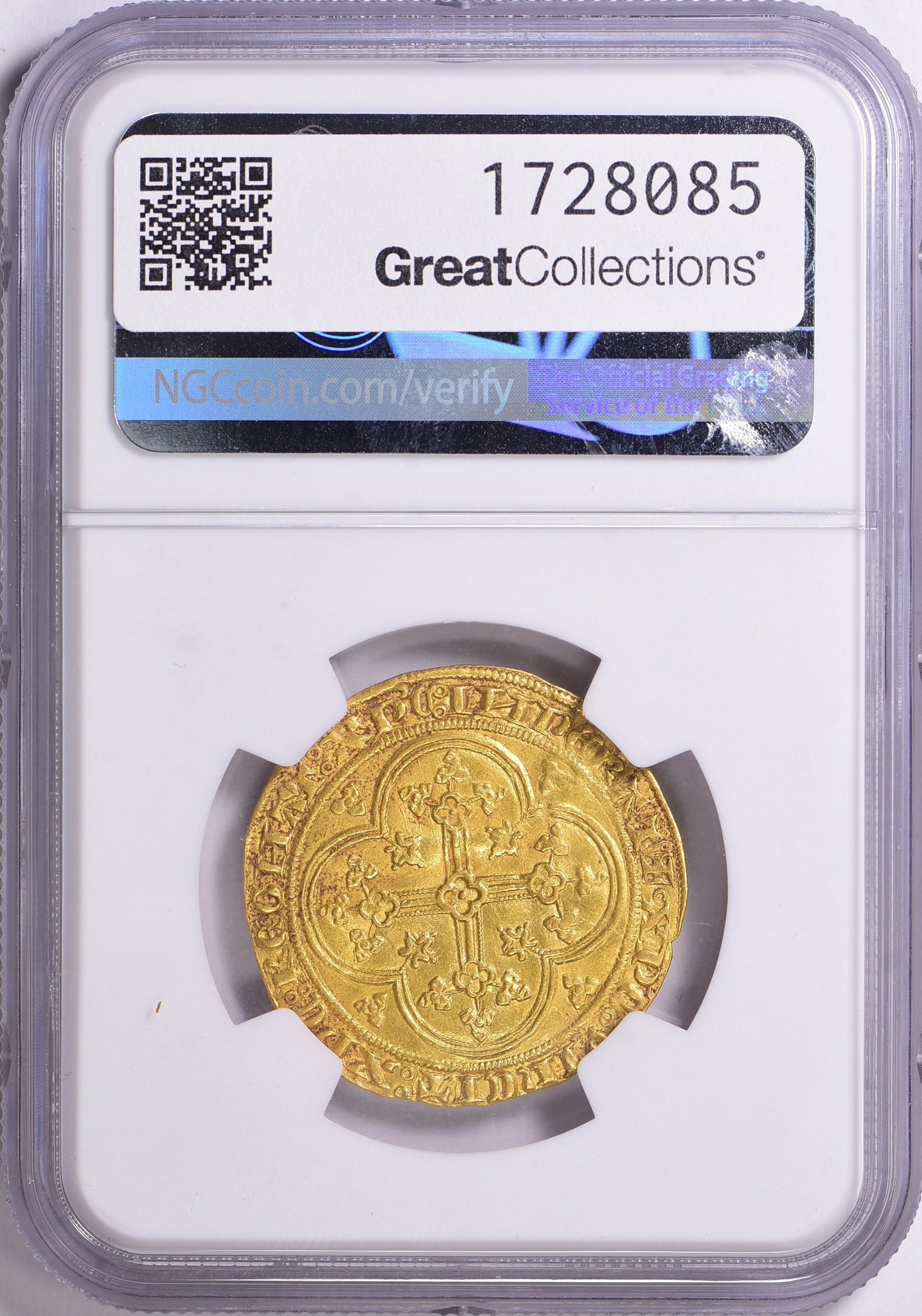 France ND (1328-50) Gold Ecu D'Or of Philippe VI NGC AU-58 (4.49gms ...