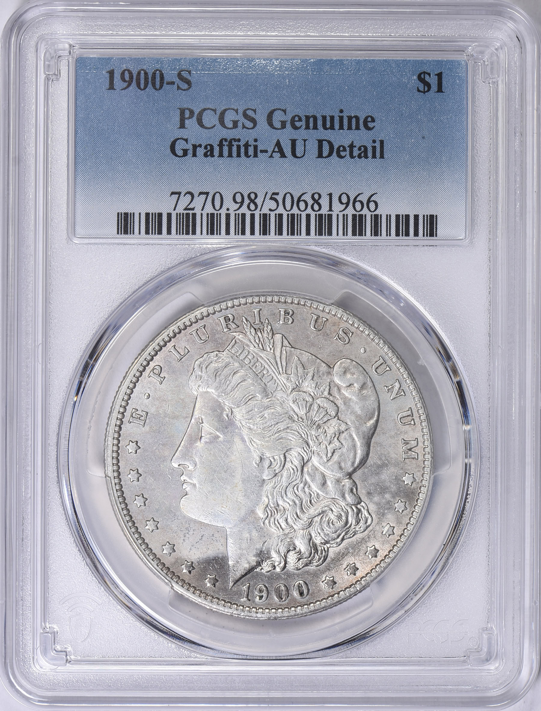 1900-S Morgan Silver Dollar PCGS Genuine AU Details (Item 1728104 ...