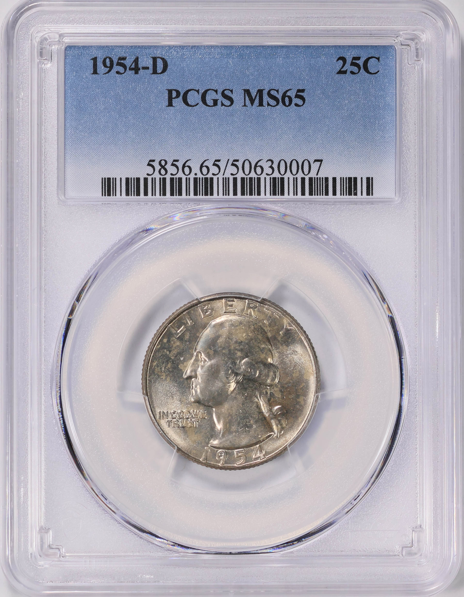 1954-D Washington Quarter PCGS MS-65 (Item 1728217) | GreatCollections Coin Auctions