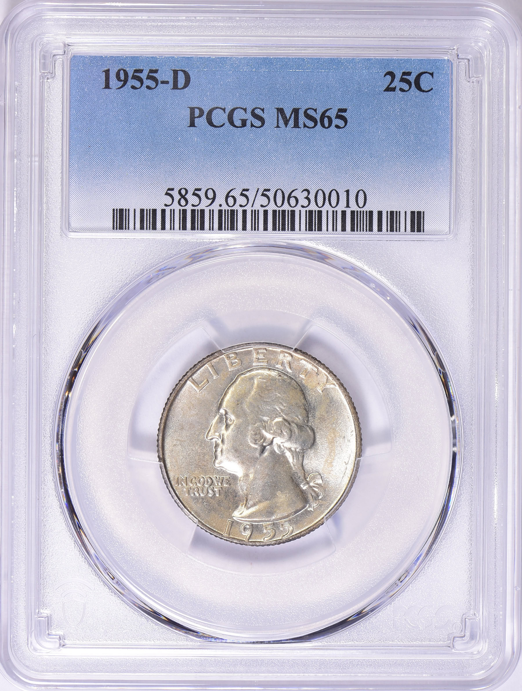1955-D Washington Quarter PCGS MS-65 (Item 1728220) | GreatCollections Coin Auctions
