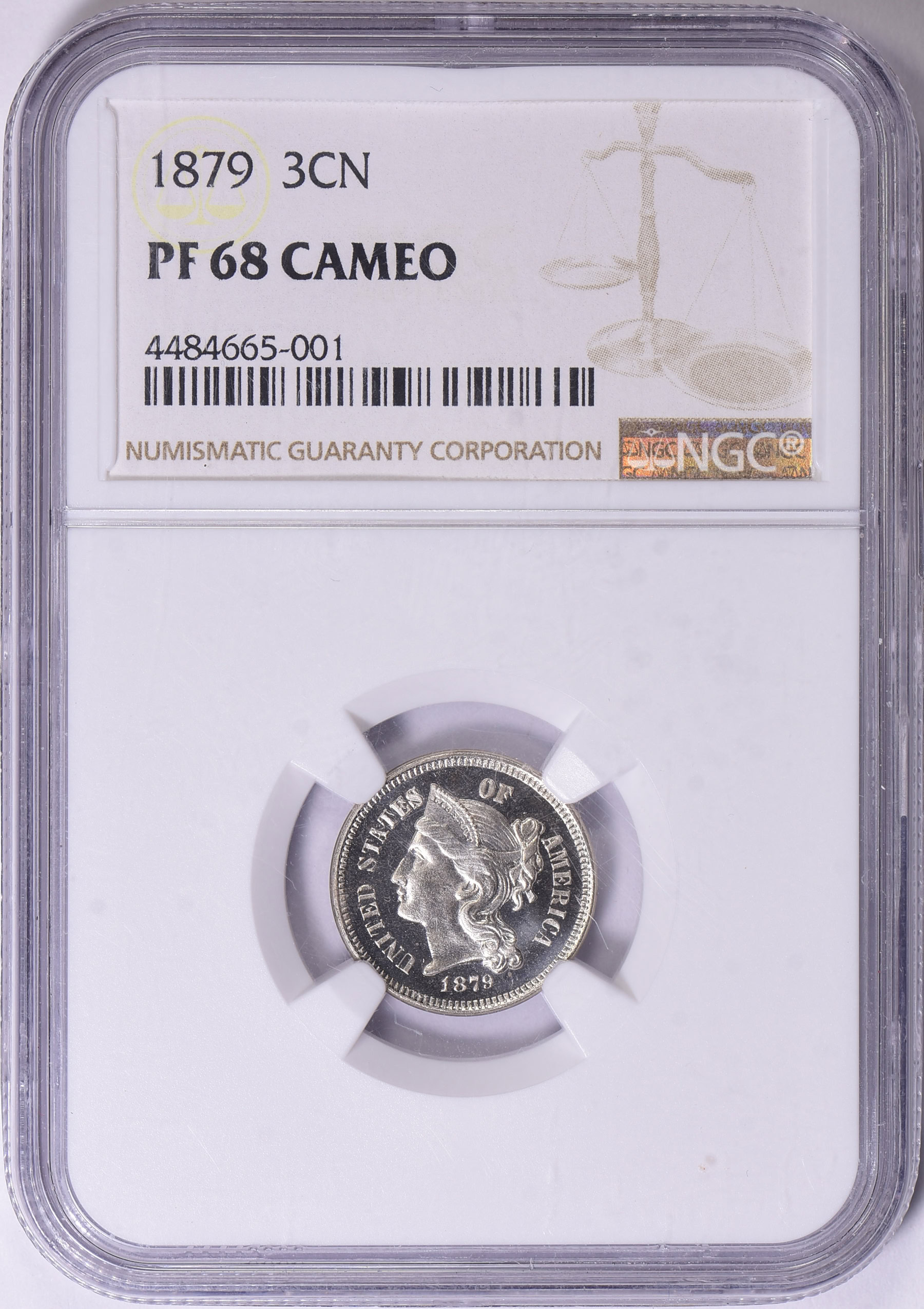 1879 Nickel Three-Cent Piece NGC Proof-68 CAMEO (Item 1729012 ...