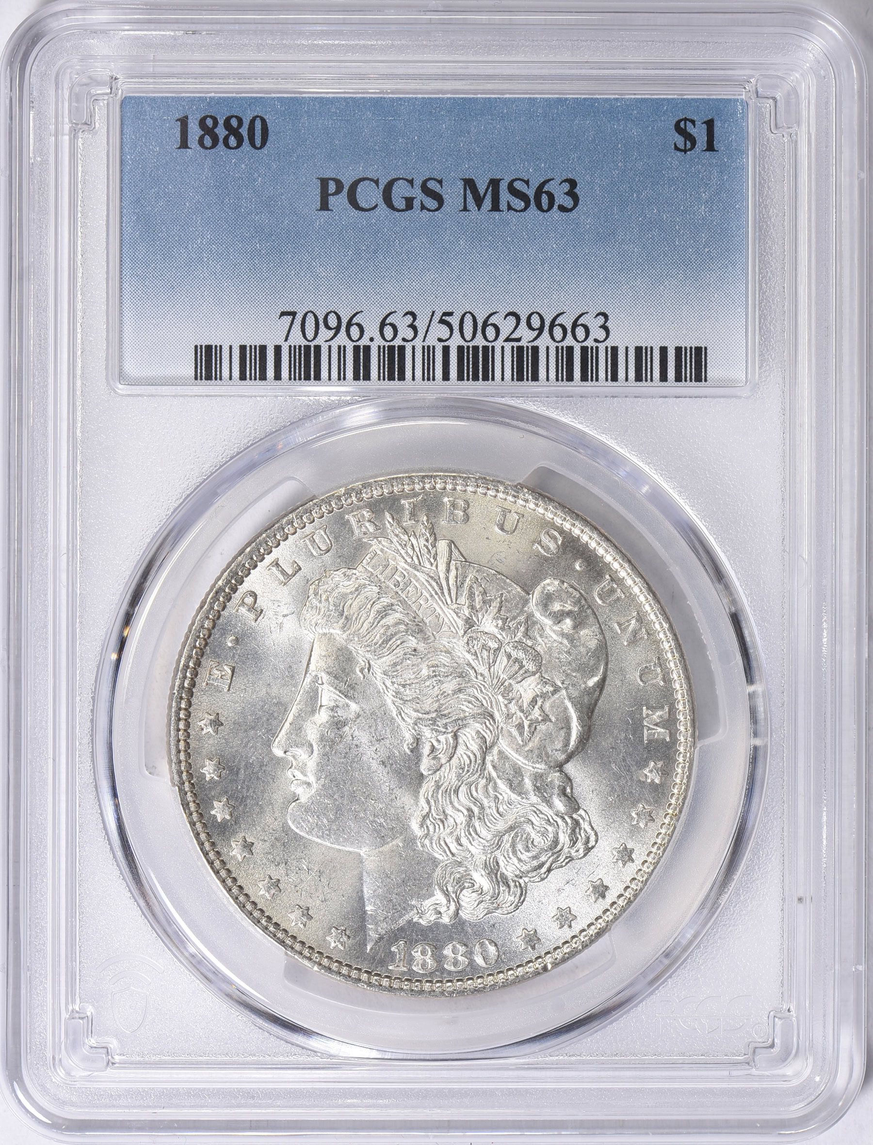 1880 Morgan Silver Dollar PCGS MS-63 (Item 1729174) | GreatCollections Coin Auctions