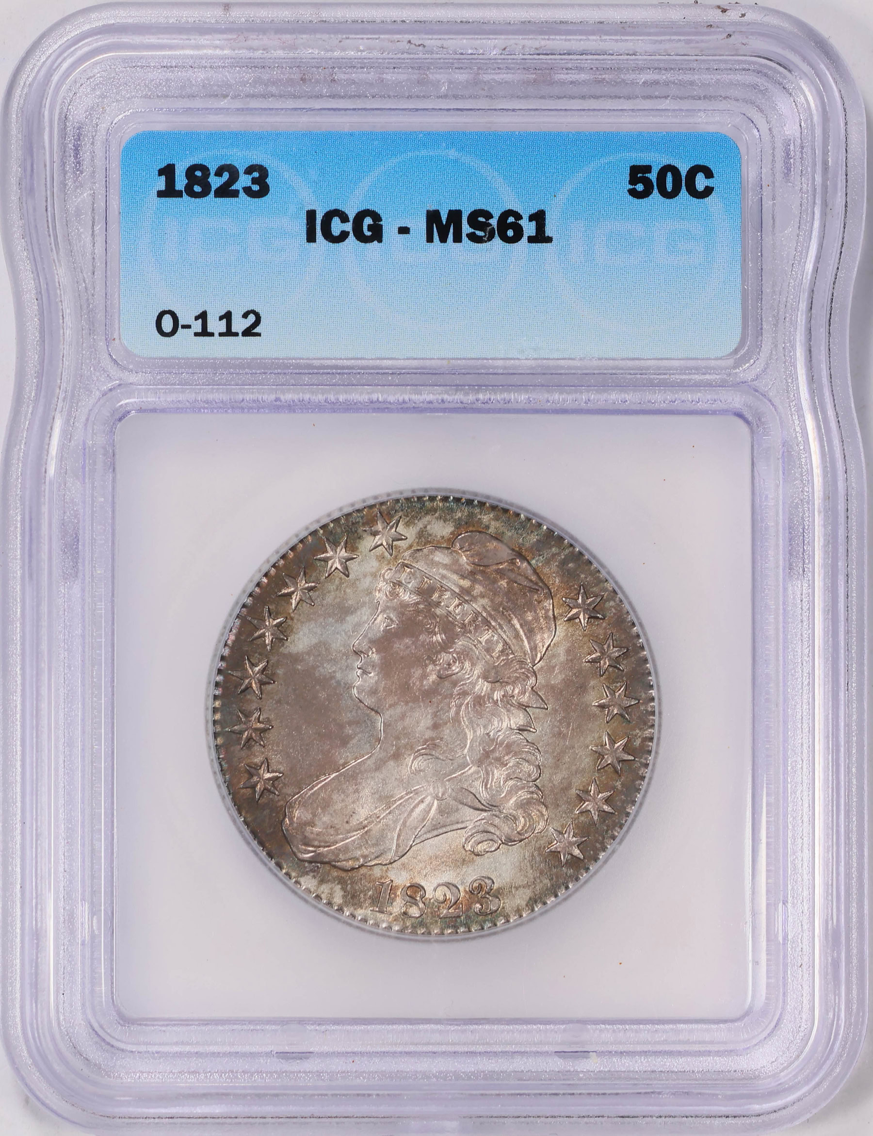 1823 Capped Bust Half Dollar Overton 112 ICG MS-61 (Toned) (Item ...