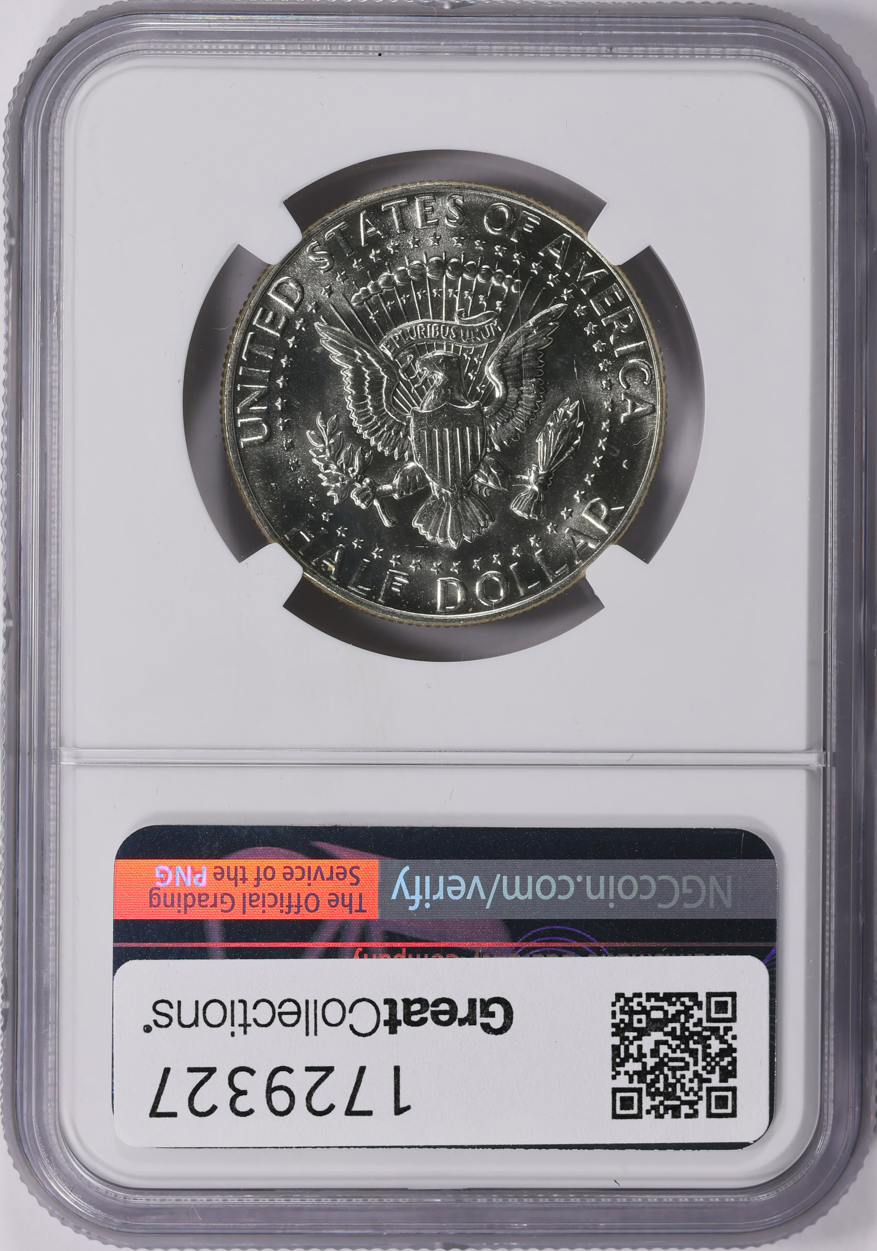 1966 Kennedy Half Dollar NGC MS-65 (Item 1729327) | GreatCollections Coin Auctions