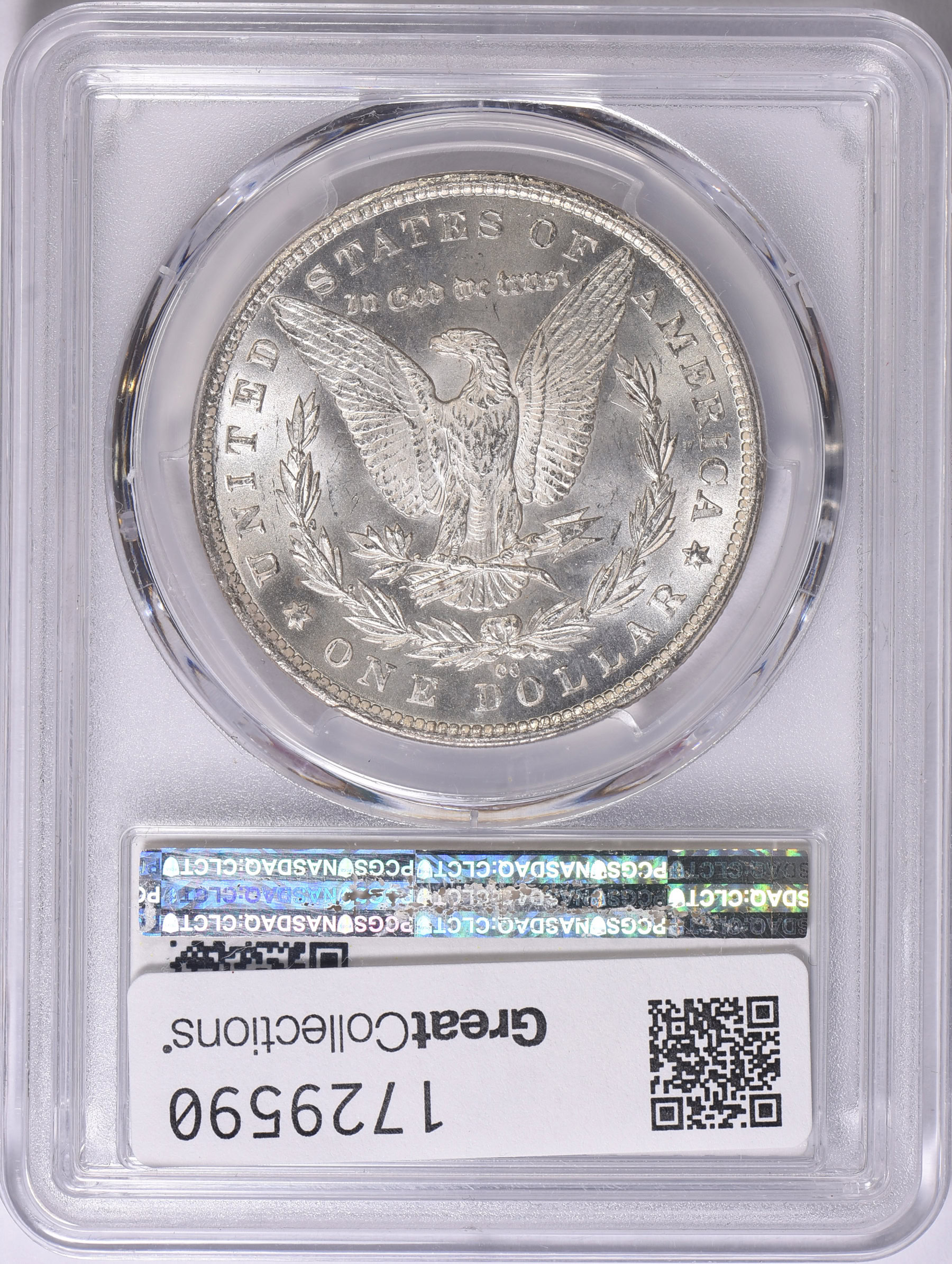 1882-CC Morgan Silver Dollar Clashed Die VAM-2A Hit List PCGS MS-65 ...