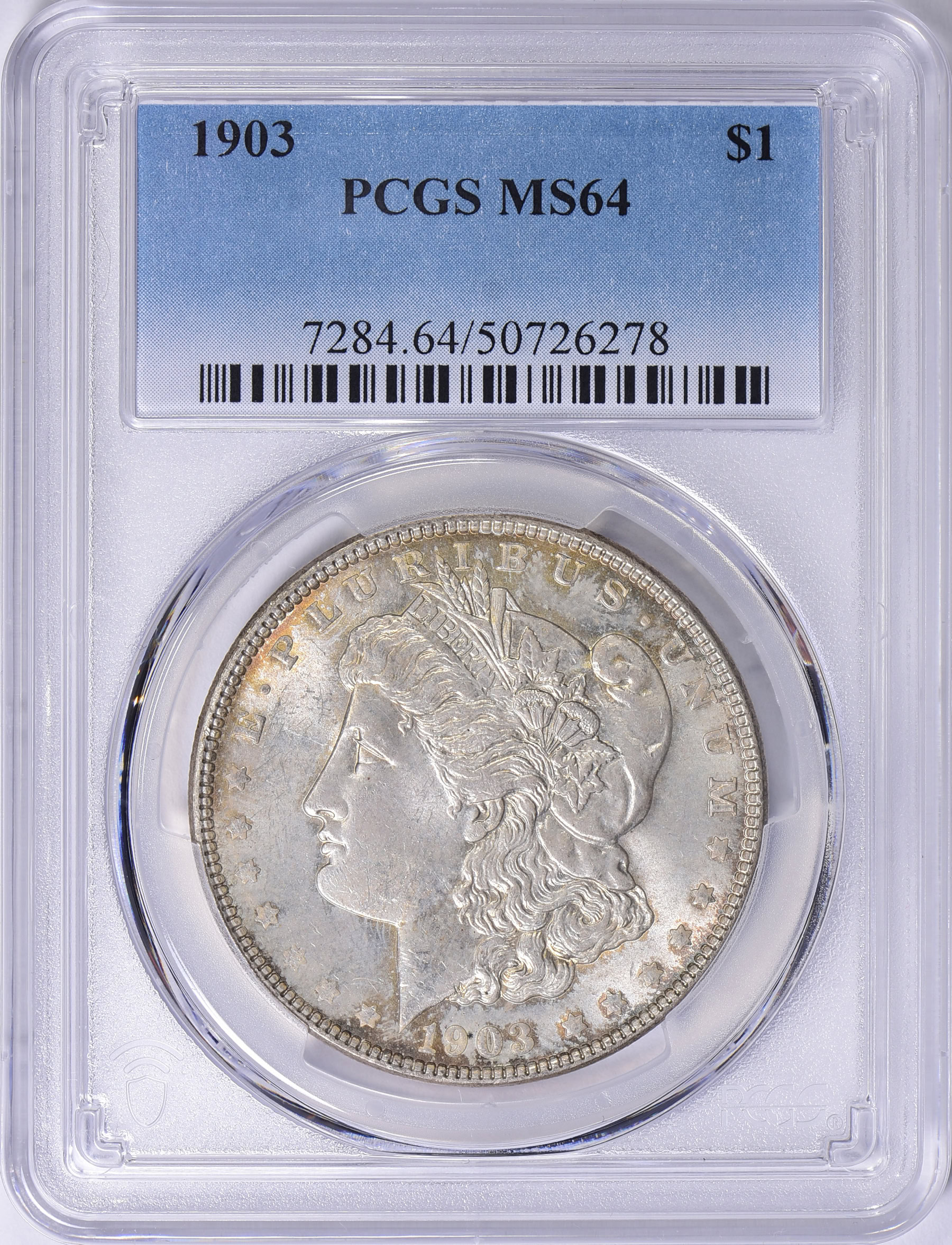 1903 Morgan Silver Dollar PCGS MS-64 (Toned) (Item 1729697 ...