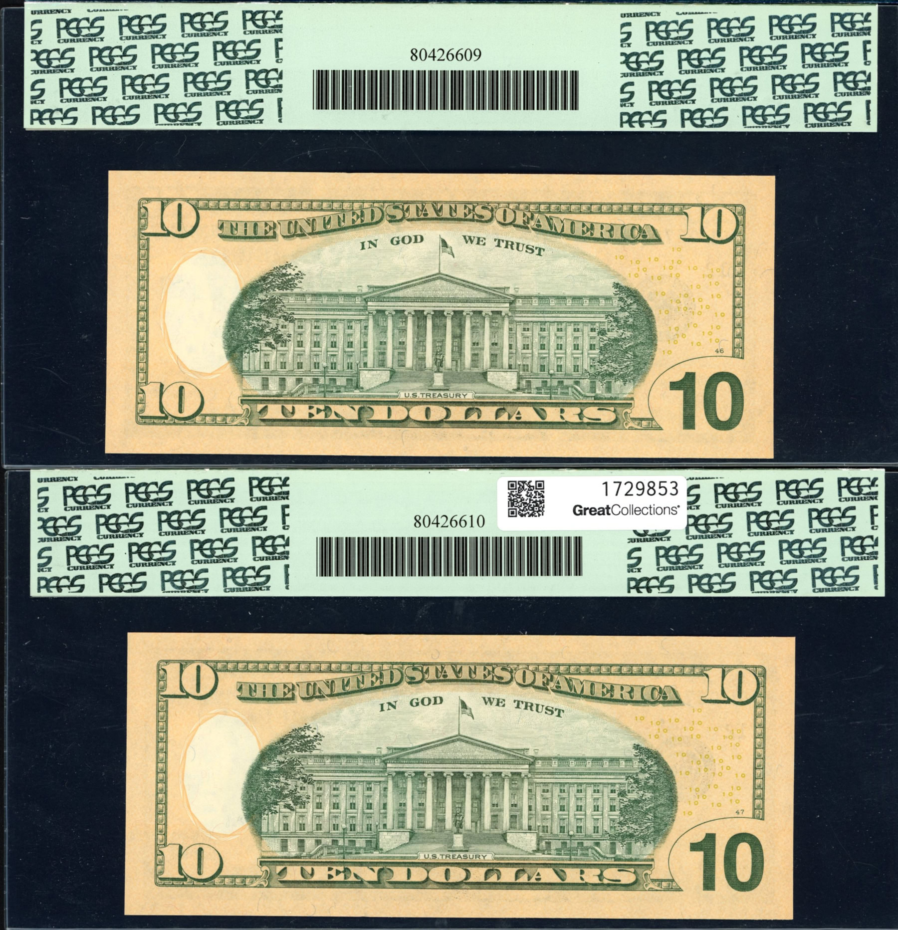 Fr. 2039-L* (GL* Block) 2004A $10 San Francisco Federal Reserve Star ...