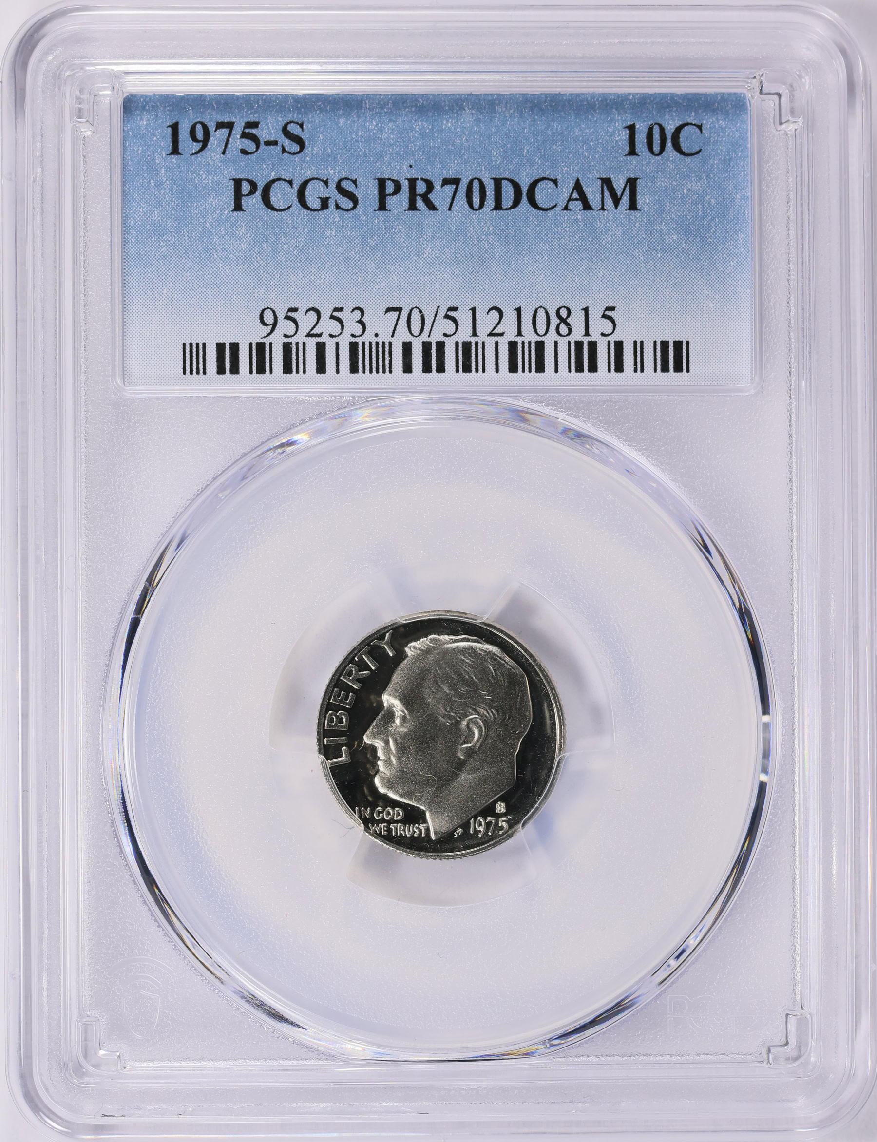 1975-S Roosevelt Dime PCGS Proof-70 DCAM (Item 1729921 ...