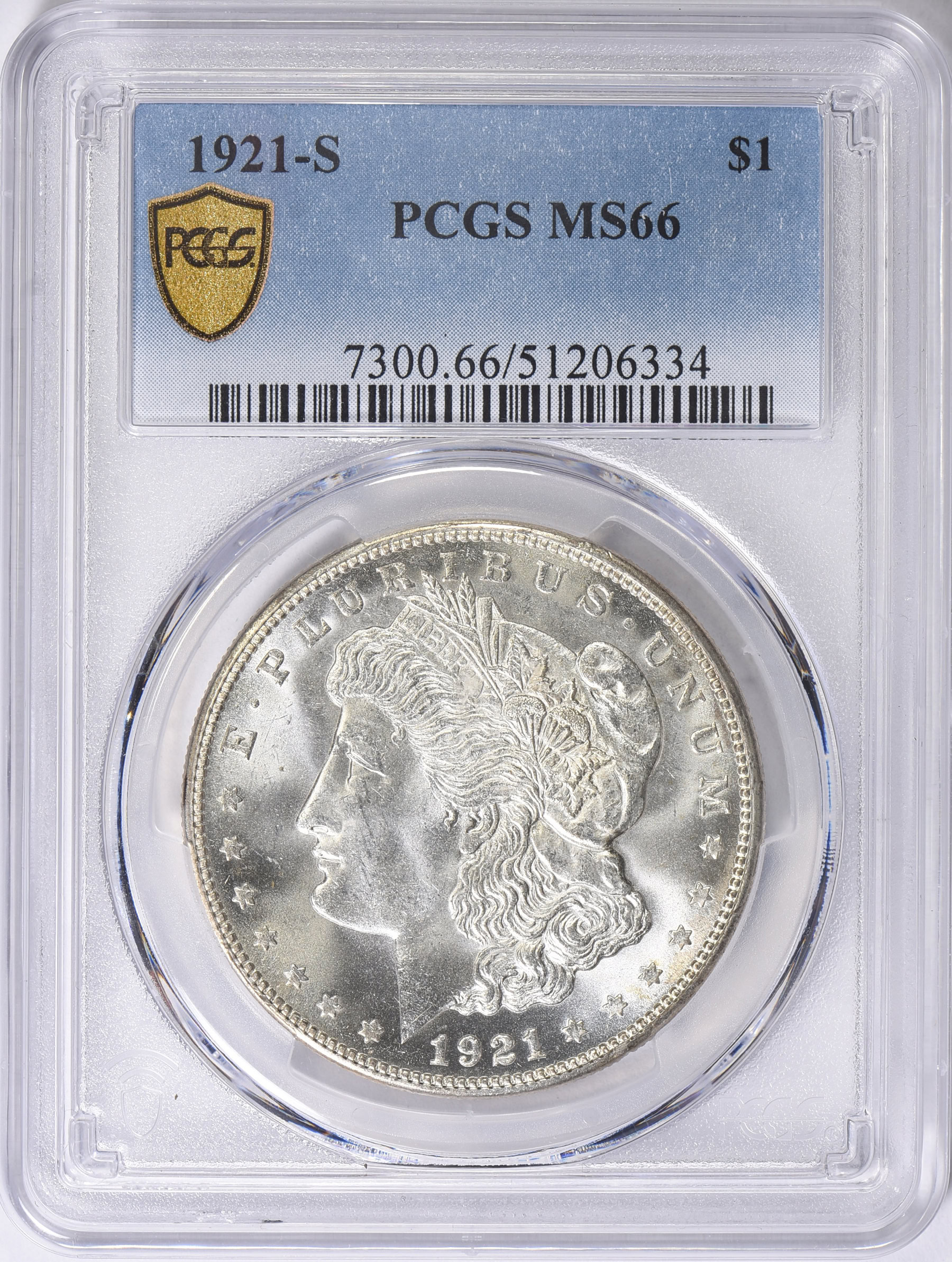 1921-S Morgan Silver Dollar PCGS MS-66 (Item 1730030 ...