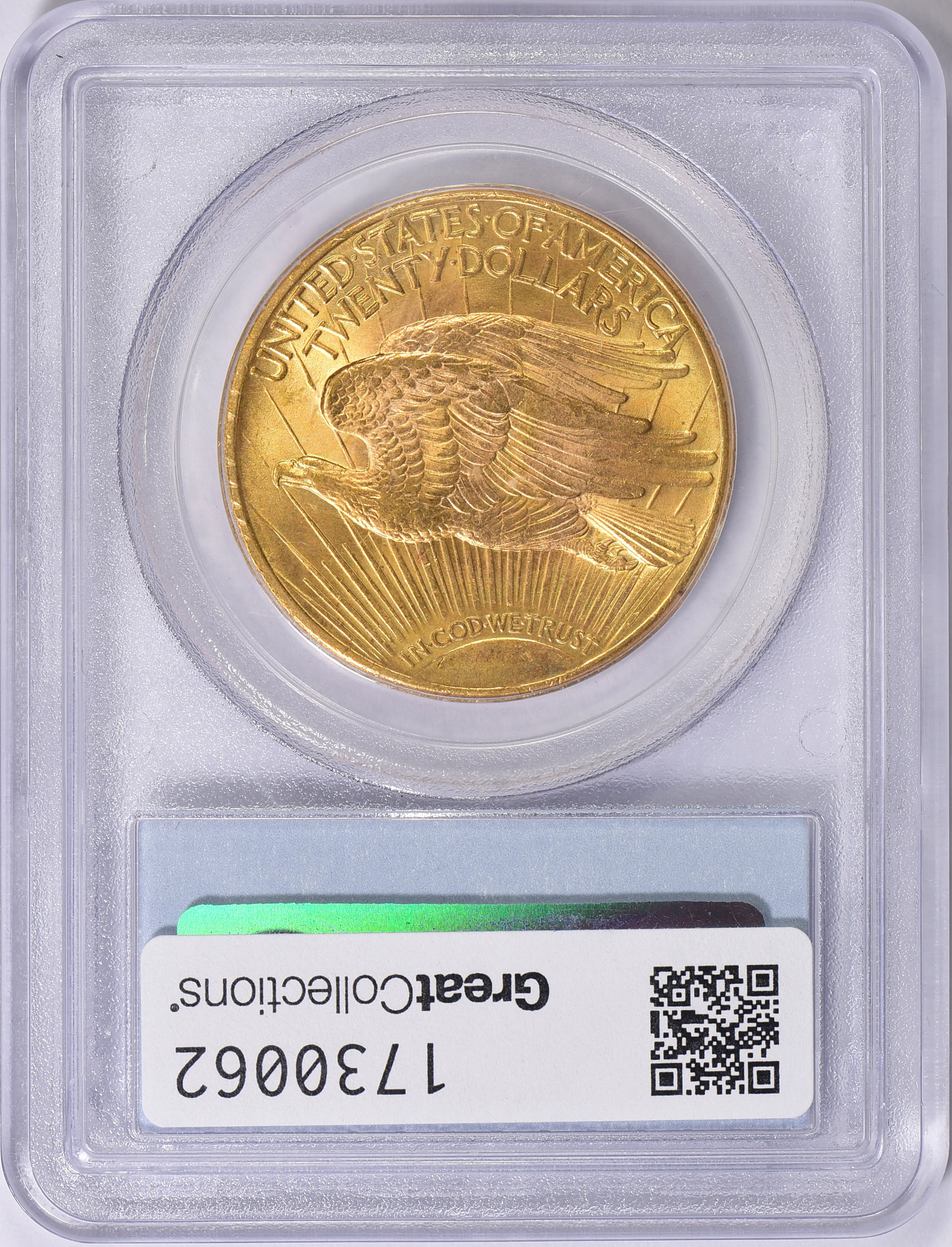 1926 Saint-Gaudens Gold Double Eagle PCGS MS-65 (Item 1730062) | GreatCollections Coin Auctions