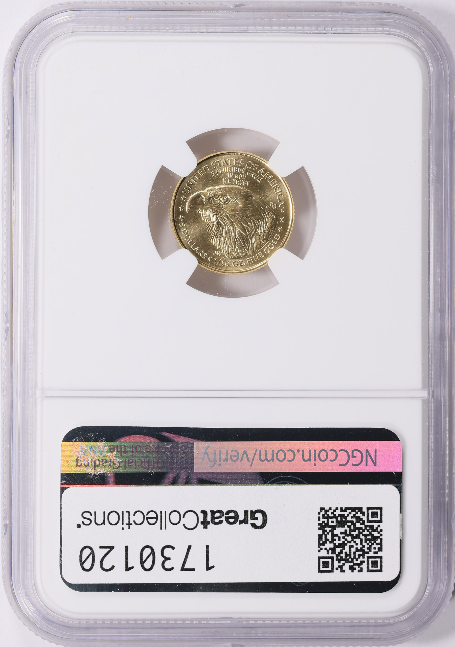 2023 $5 Tenth-Ounce Gold American Eagle Early Releases NGC MS-70 (Item ...