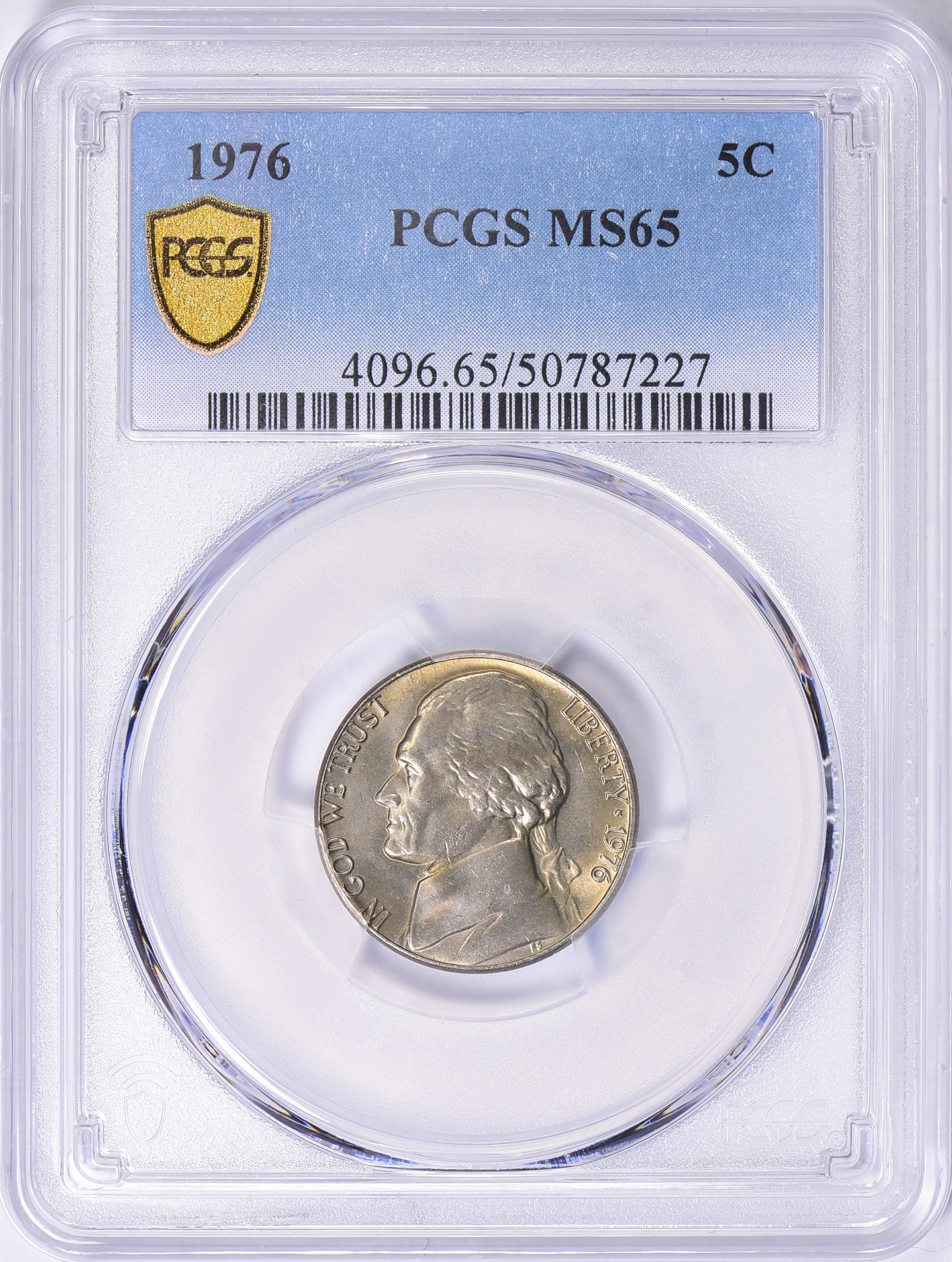 1976 Jefferson Nickel PCGS MS-65 (Item 1730187) | GreatCollections Coin ...