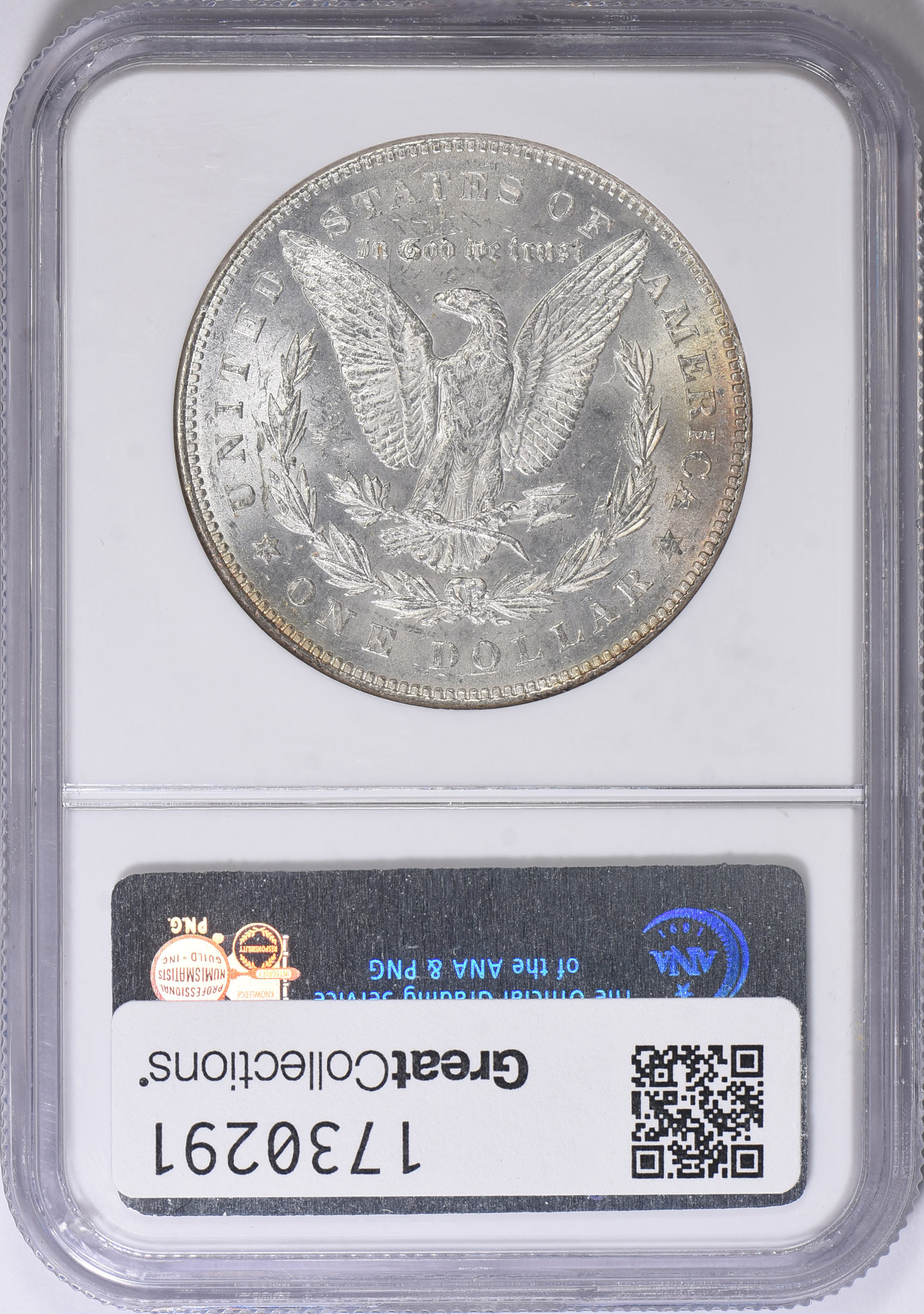 1878 7/8TF Morgan Silver Dollar 7/7TF VAM-41 Top 100 NGC MS-63 (CAC Green) (Item 1730291 ...