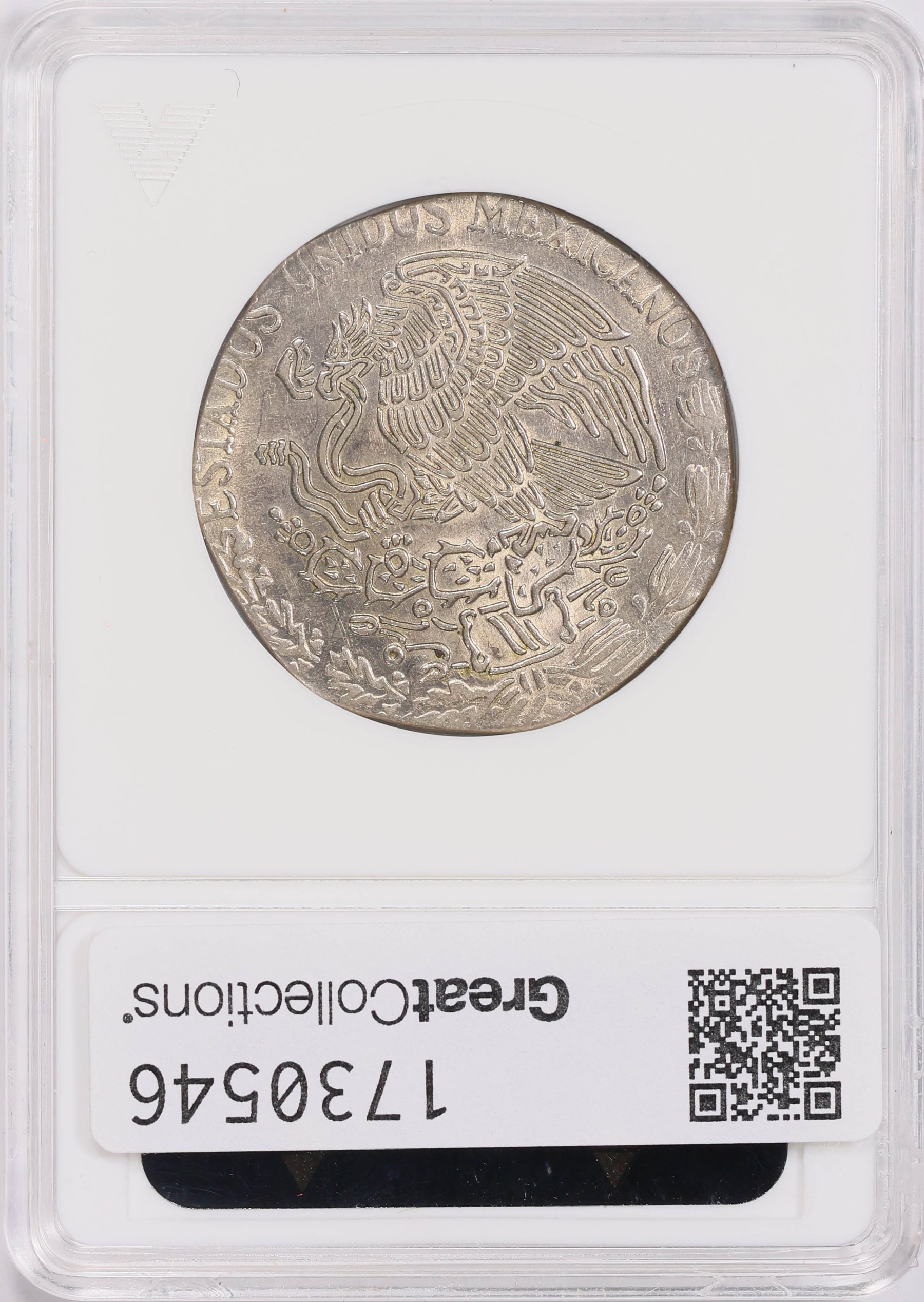 Mexico Mint Error 1976-Mo 5 Pesos Struck on 10 Pesos Planchet ANACS AU ...