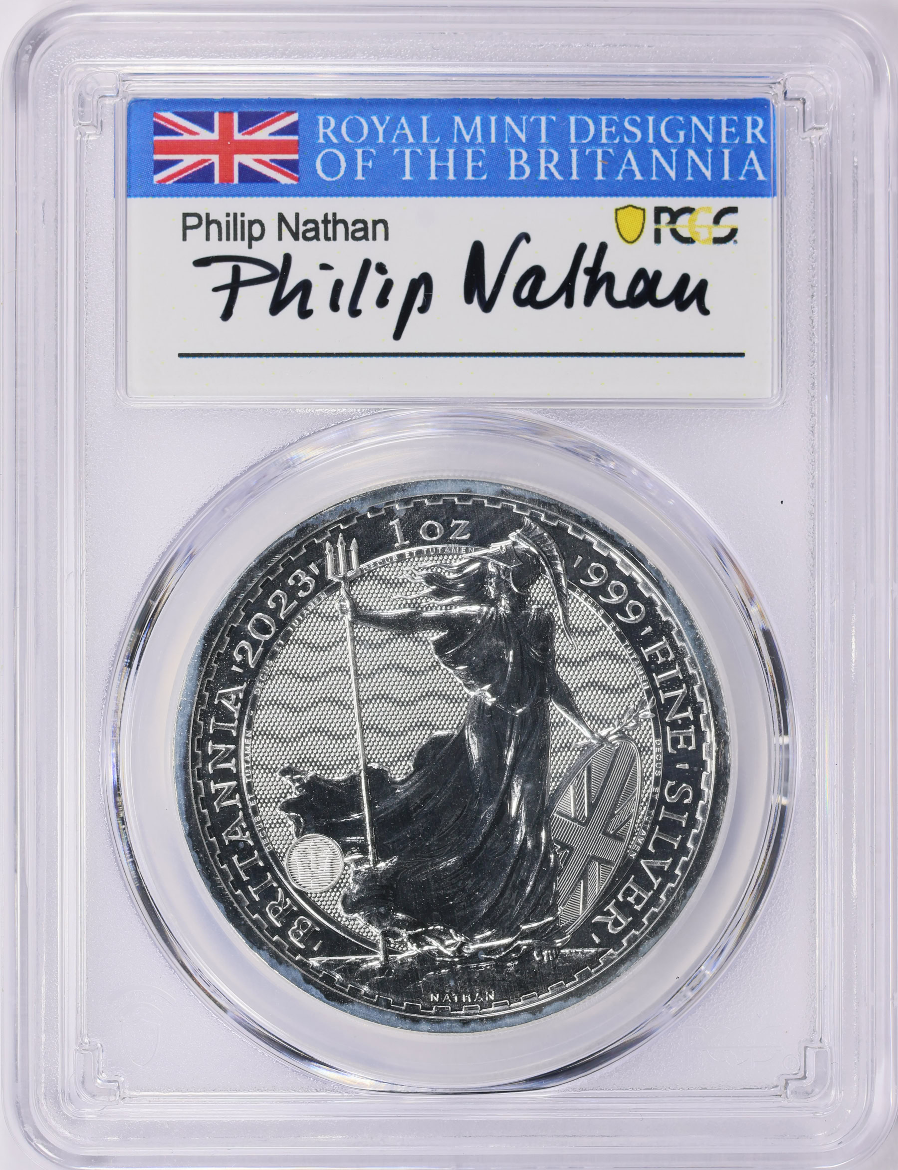 Great Britain 2023 Silver £2 Britannia Charles III Effigy PCGS MS-69 ...