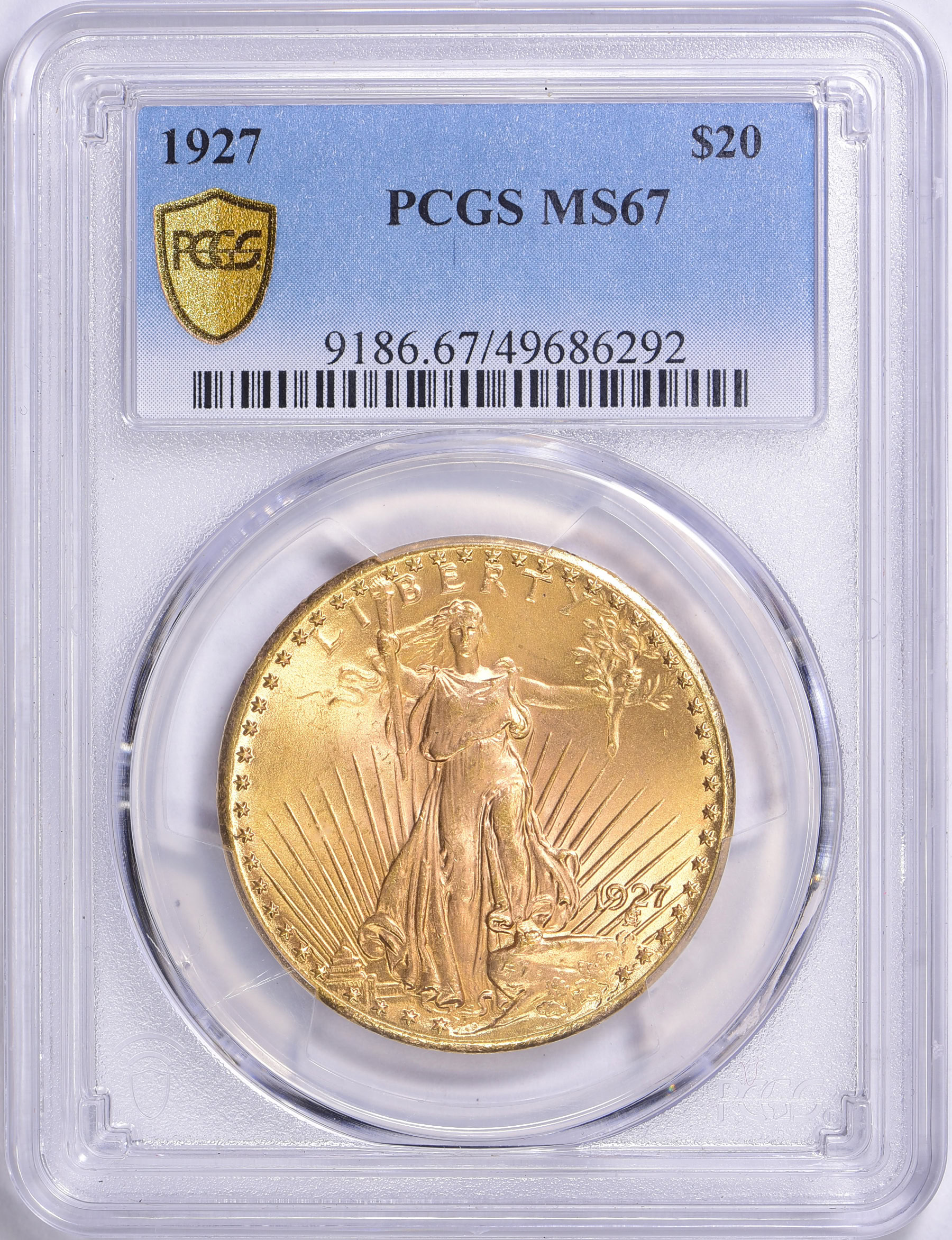 1927 Saint-Gaudens Gold Double Eagle PCGS MS-67 (Item 1730611 ...