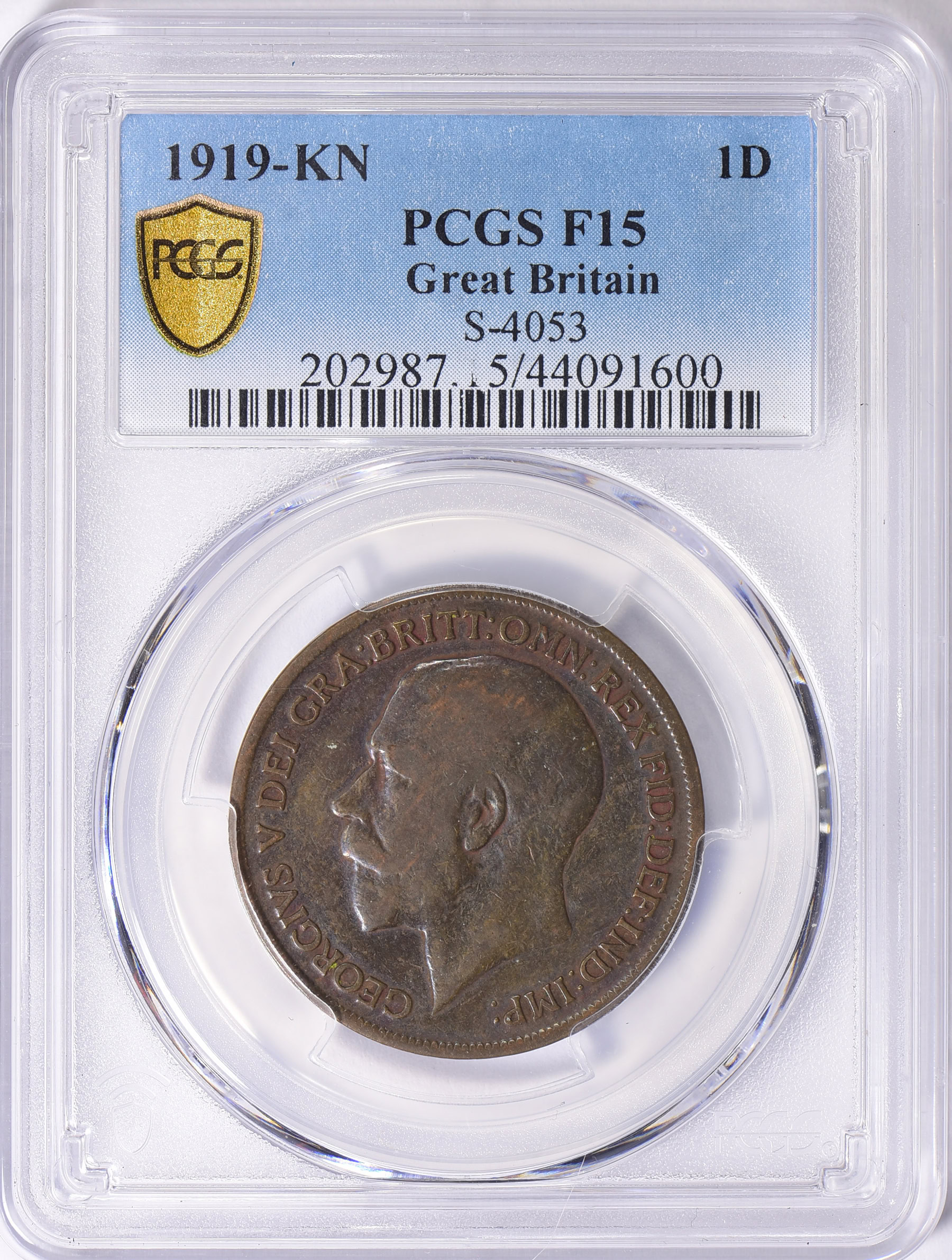 Great Britain 1919-KN Penny KM-810 PCGS F-15 (Item 1732075 ...