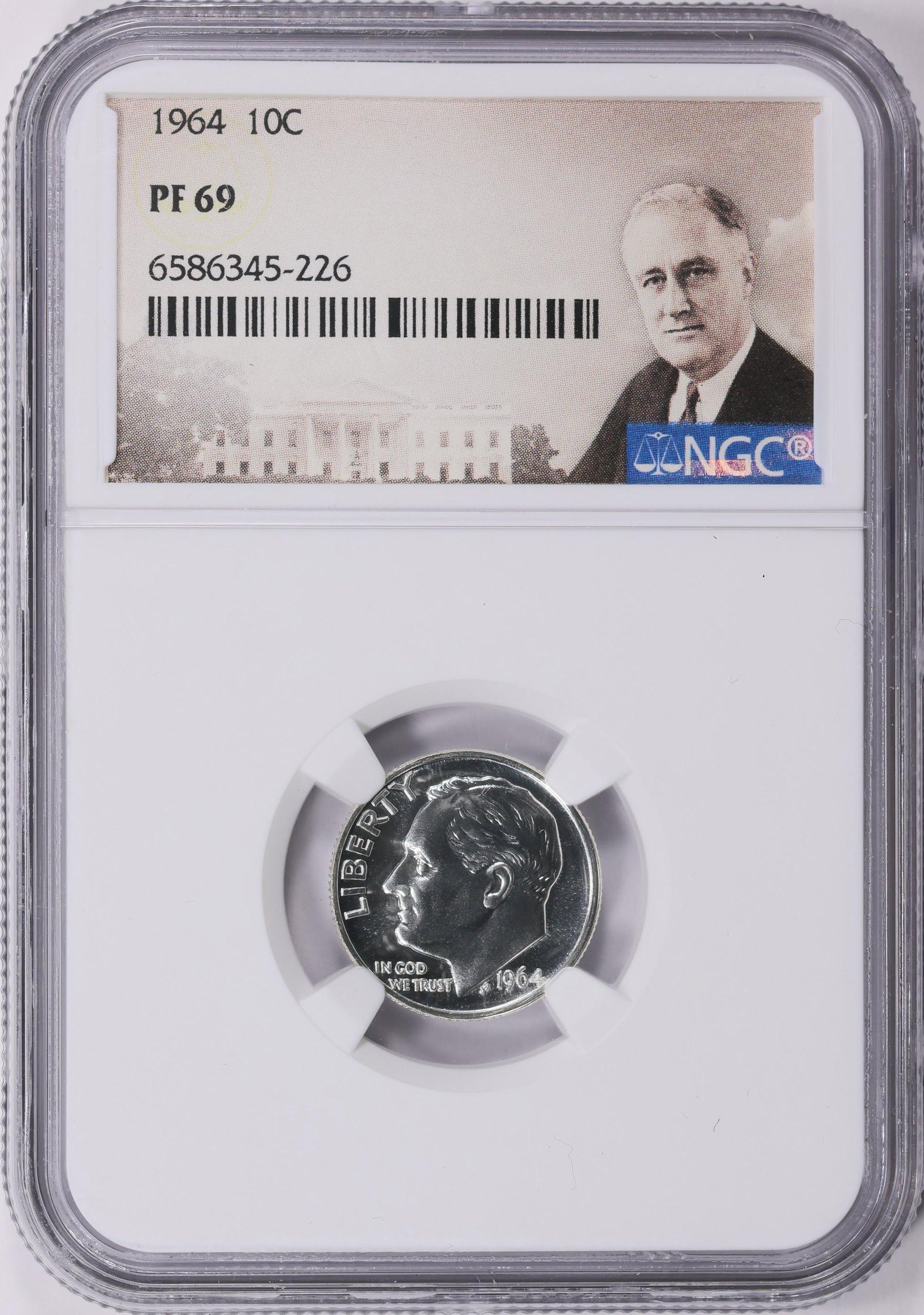 1964 Roosevelt Dime NGC Proof-69 (Roosevelt Label) (Item 1732159 ...