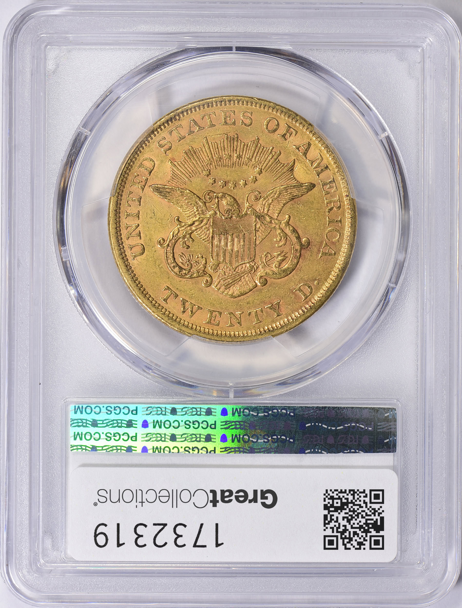 1853 Liberty Gold Double Eagle PCGS MS-61 (The Fairmont Collection) (Item 1732319 ...