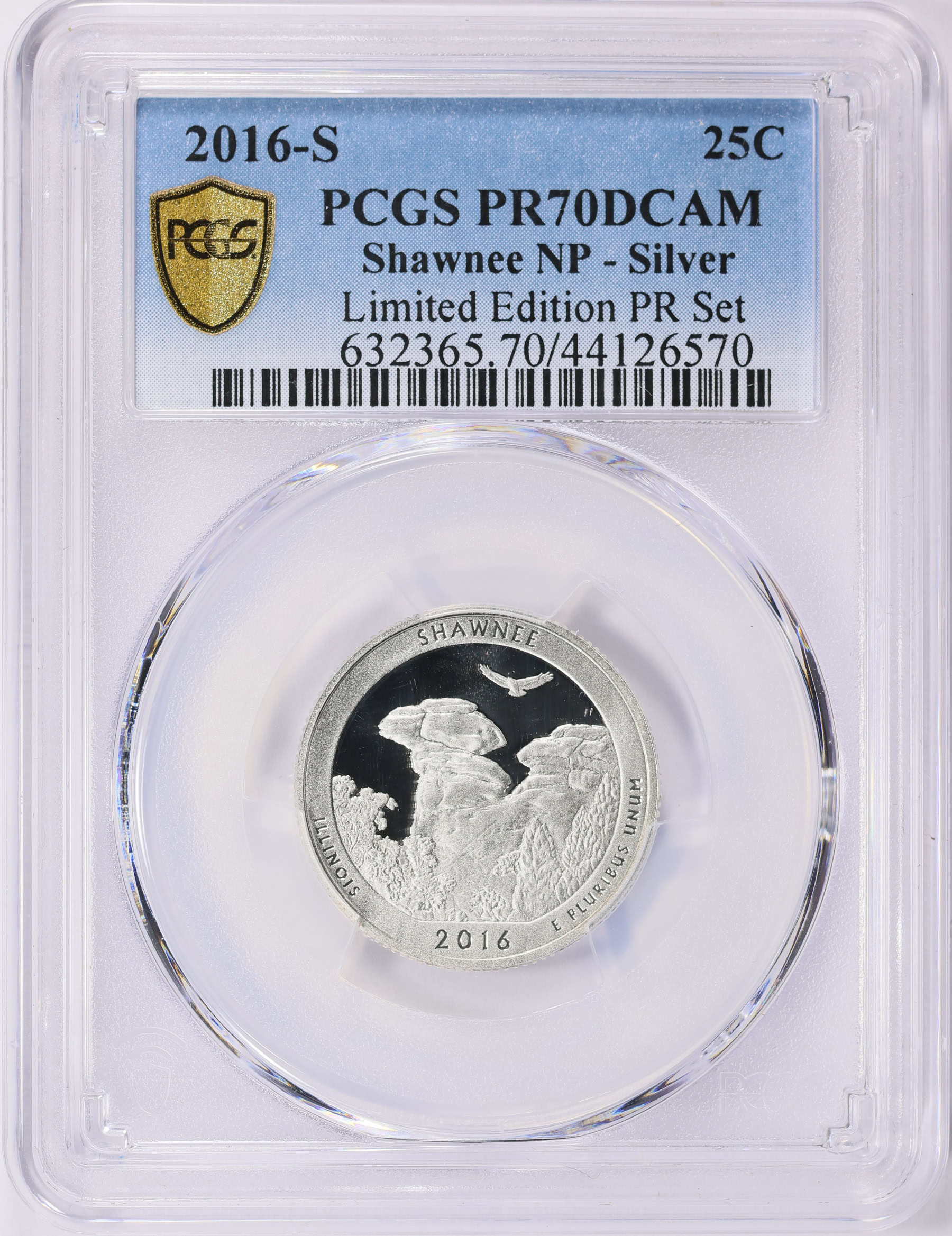 2016-S America the Beautiful Quarter Shawnee NP Silver (From the ...