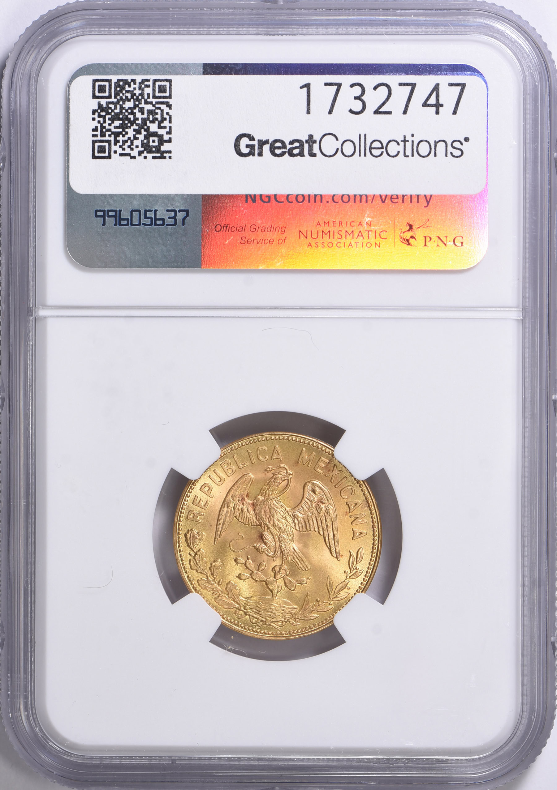 Mexico 1953 Gold Medallic 10 Pesos Birth of Hidalgo 200th Anniversary ...