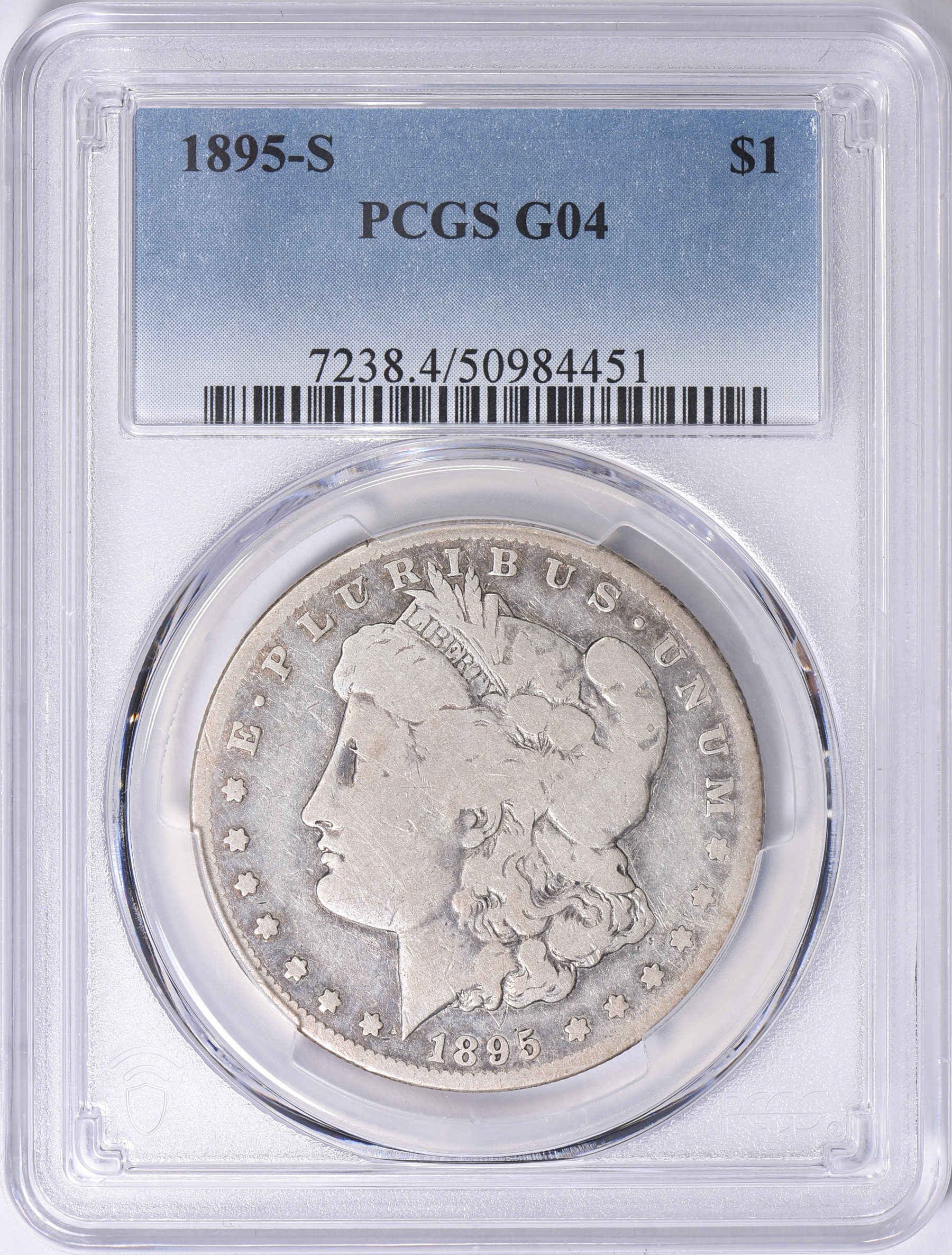 1895-S Morgan Silver Dollar PCGS G-04 (Item 1732826) | GreatCollections Coin Auctions