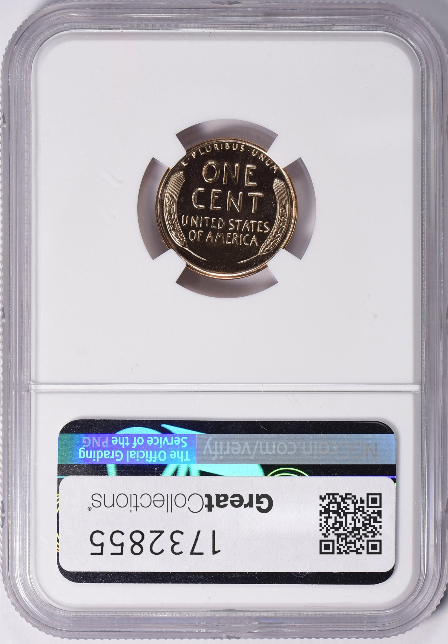 1955 Lincoln Cent NGC Proof-69 RD (Item 1732855) | GreatCollections ...