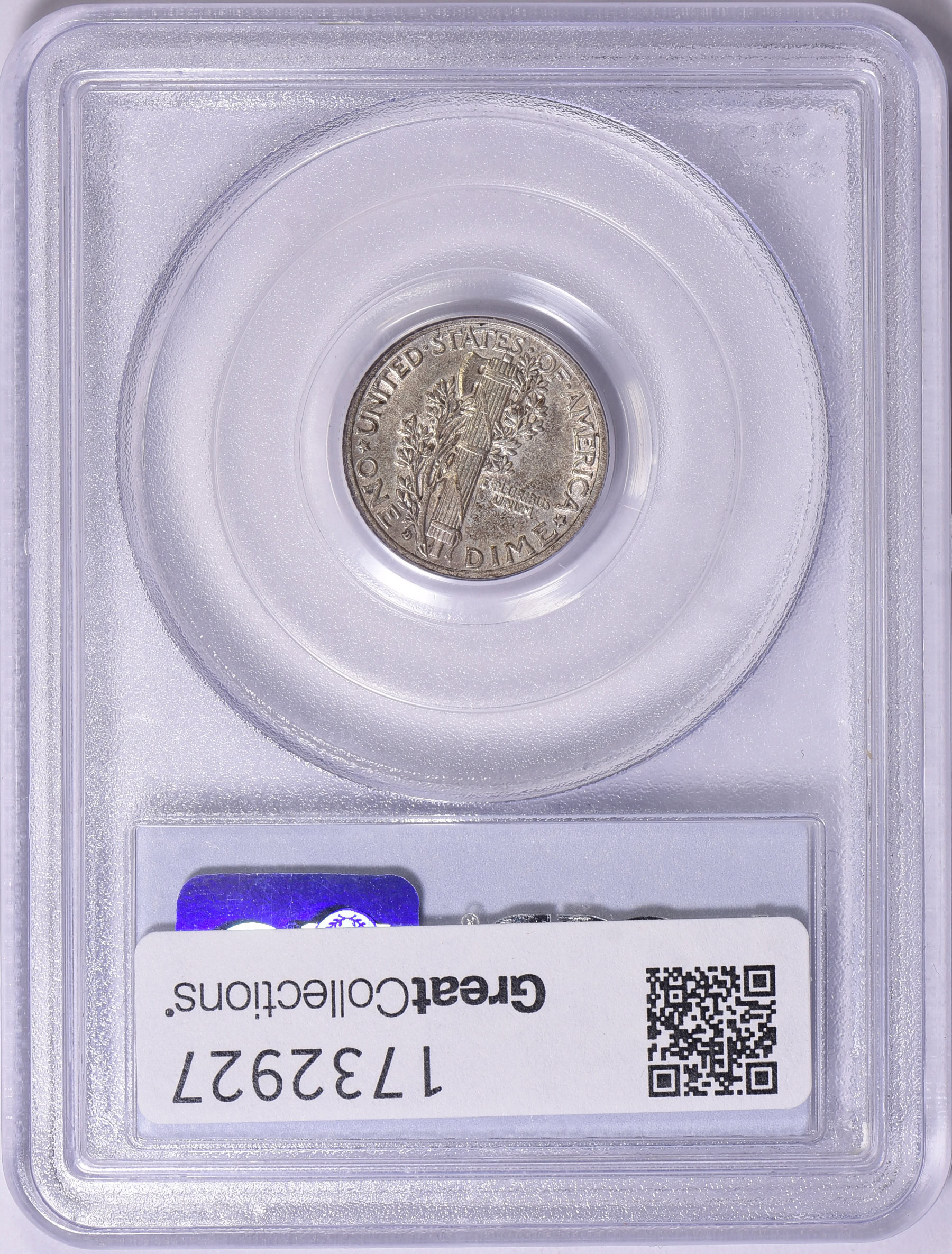 1916-D Mercury Dime PCGS AU-55 (Item 1732927) | GreatCollections Coin Auctions