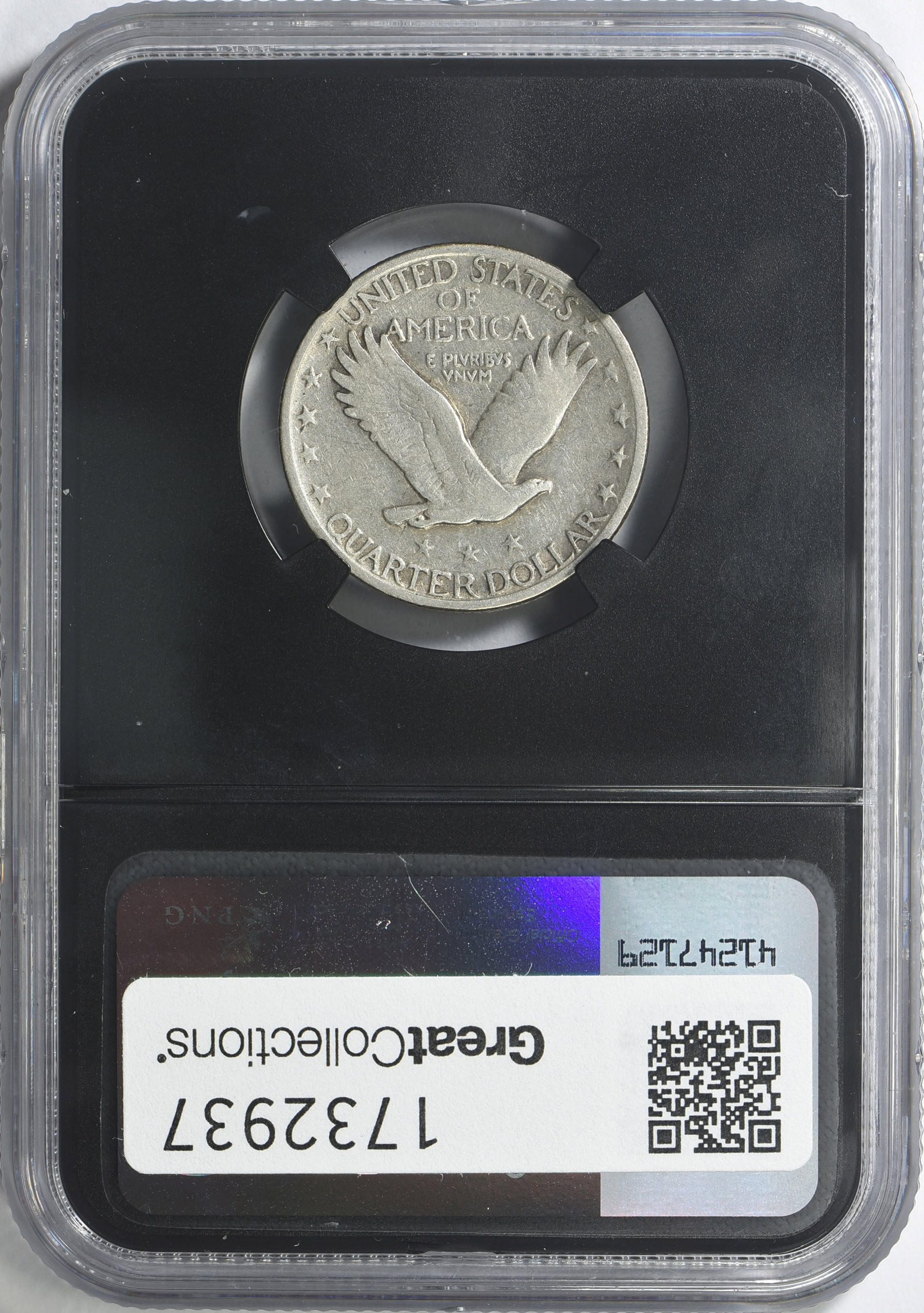 1927-S Standing Liberty Quarter NGCX Very Fine 5 (NGC VF-20) (VaultBox ...