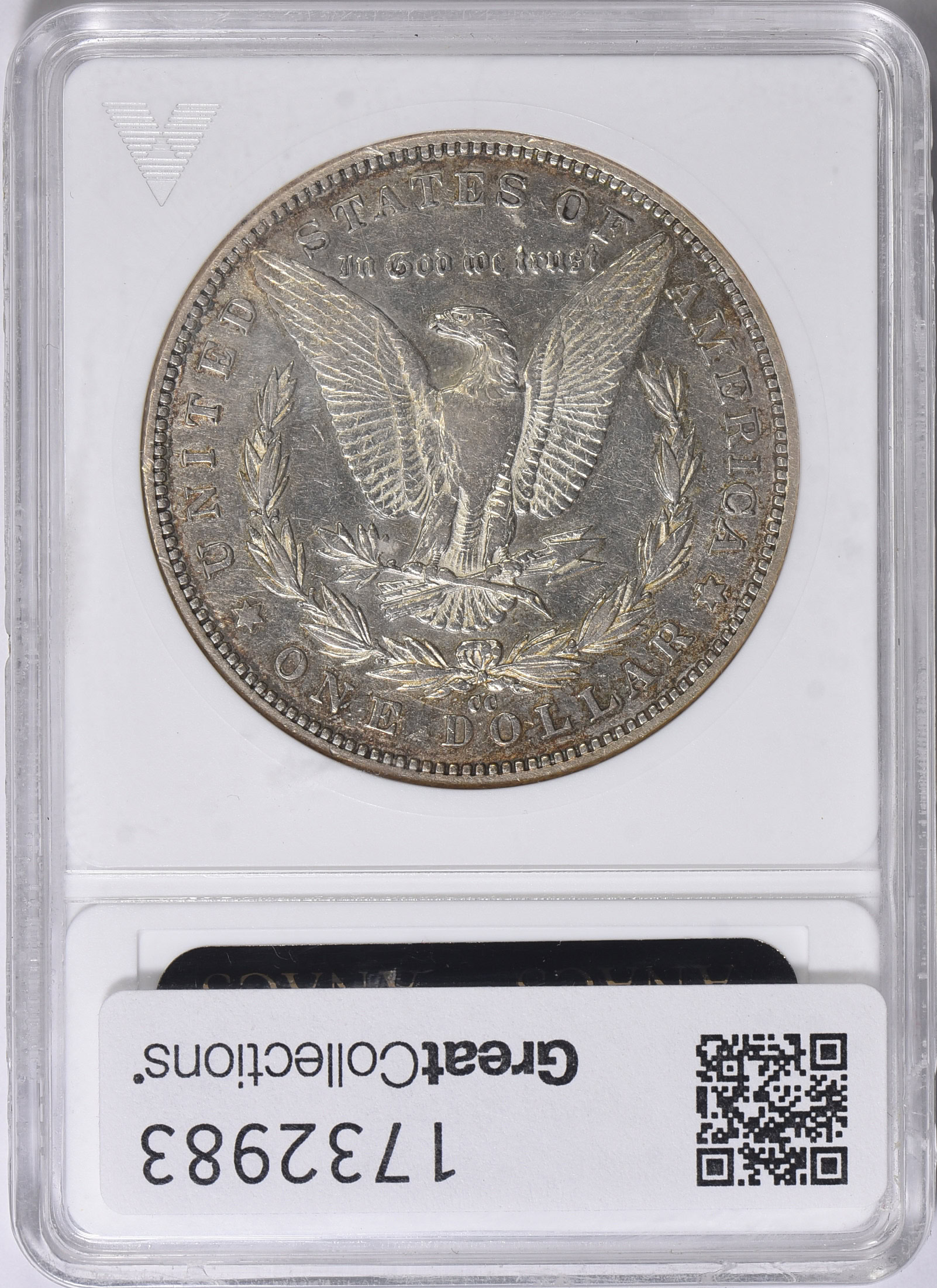 1889-CC Morgan Silver Dollar ANACS XF-45 OH (Item 1732983) | GreatCollections Coin Auctions