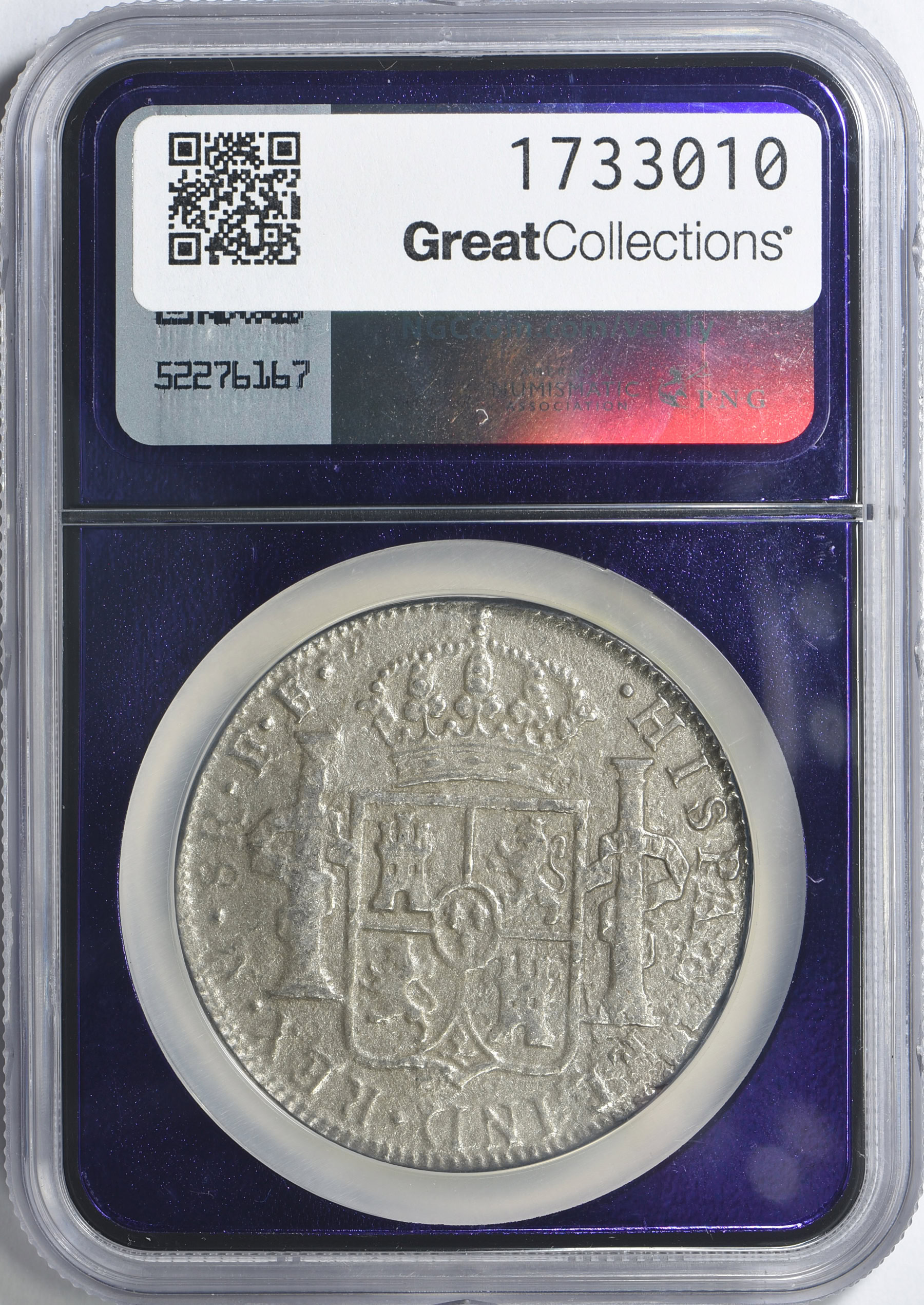 Mexico 1783-Mo FF Silver 8 Reales KM-106 NGC Genuine (El Cazador ...