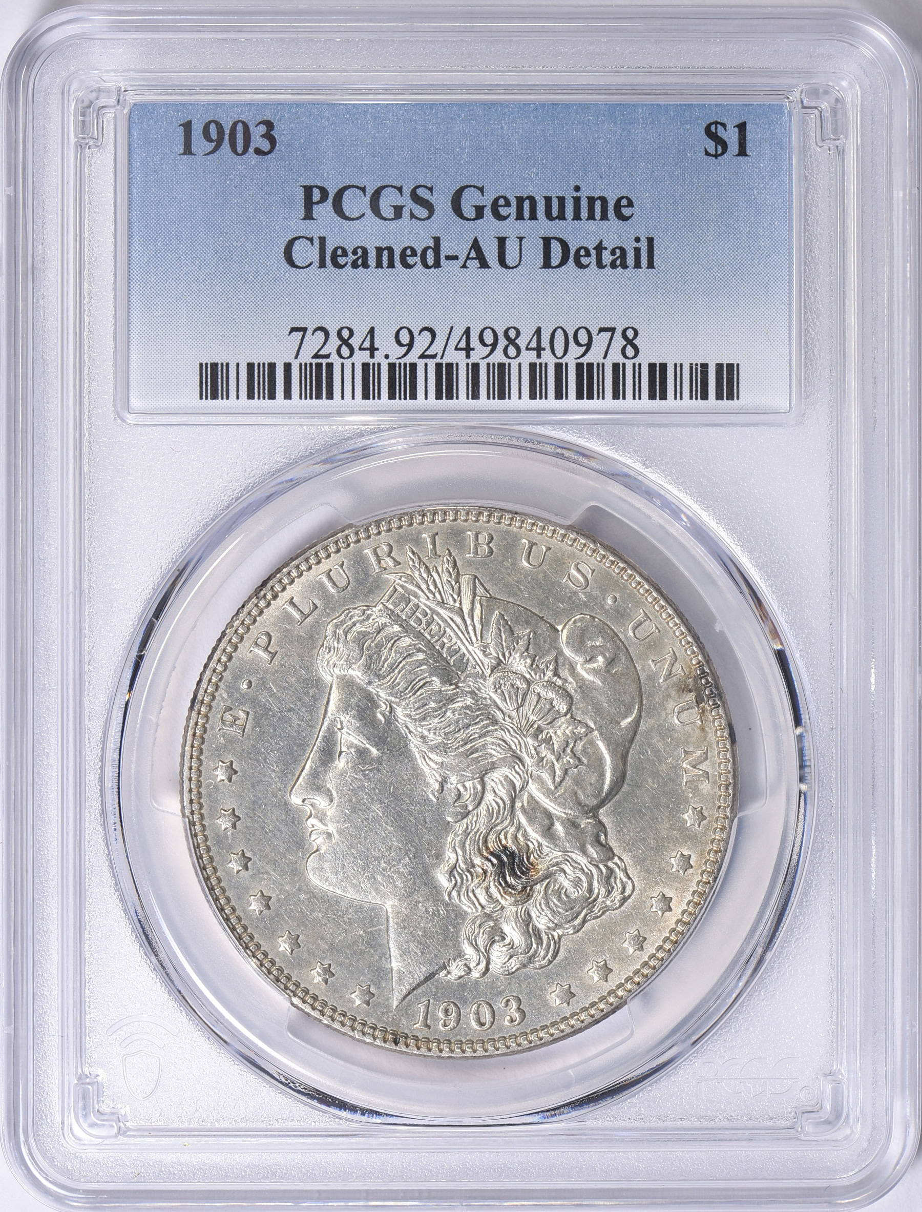 1903 Morgan Silver Dollar PCGS Genuine AU Details (Item 1733025 ...