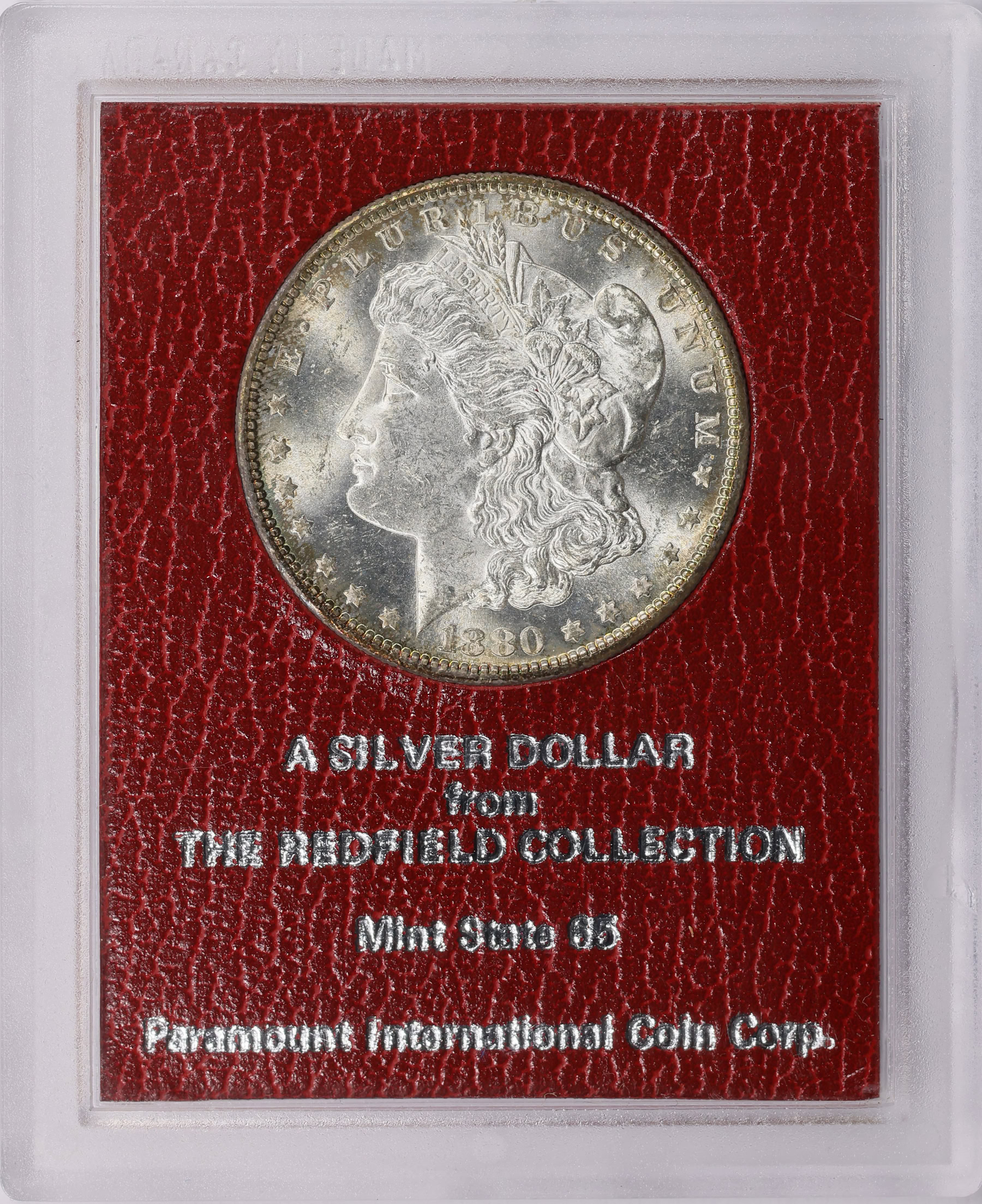 1880-S Morgan Silver Dollar MS-65 (Redfield Collection) (Paramount Red ...