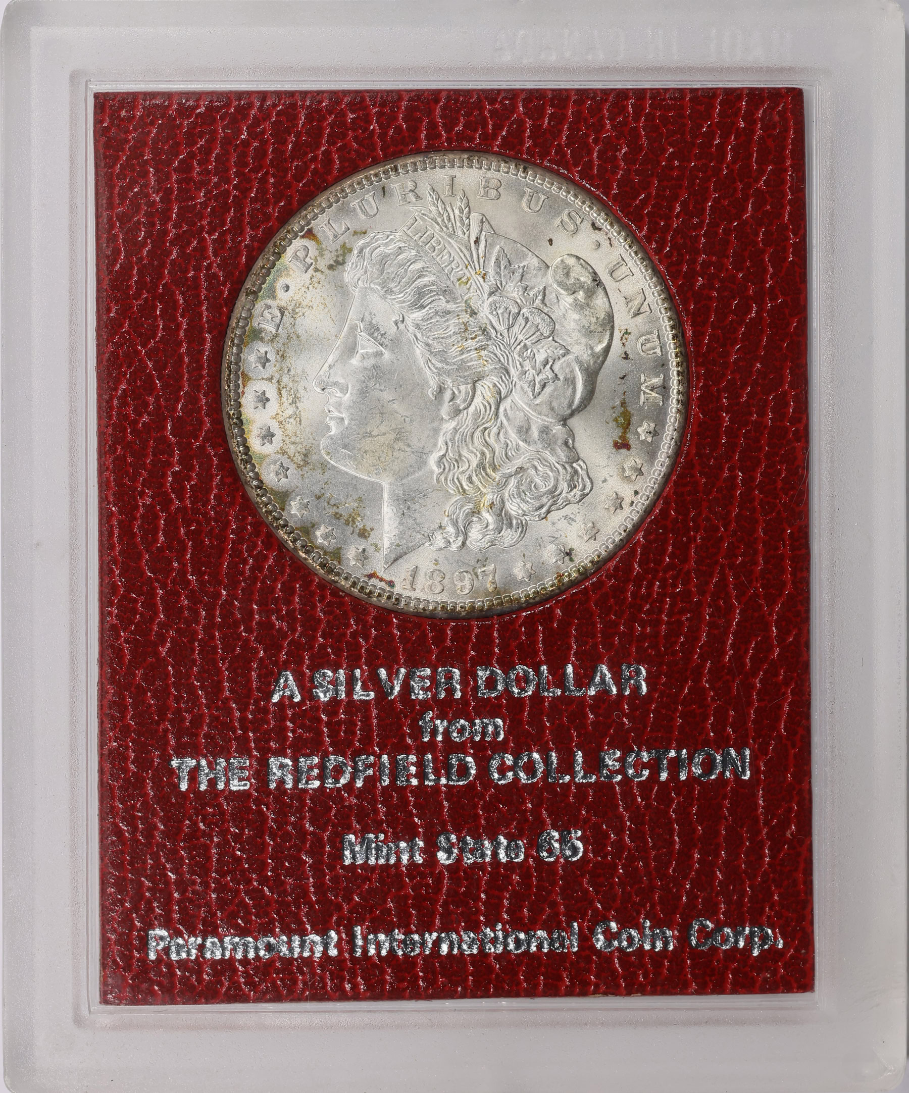 1897 Morgan Silver Dollar MS-65 (Redfield Collection) (Paramount Red ...