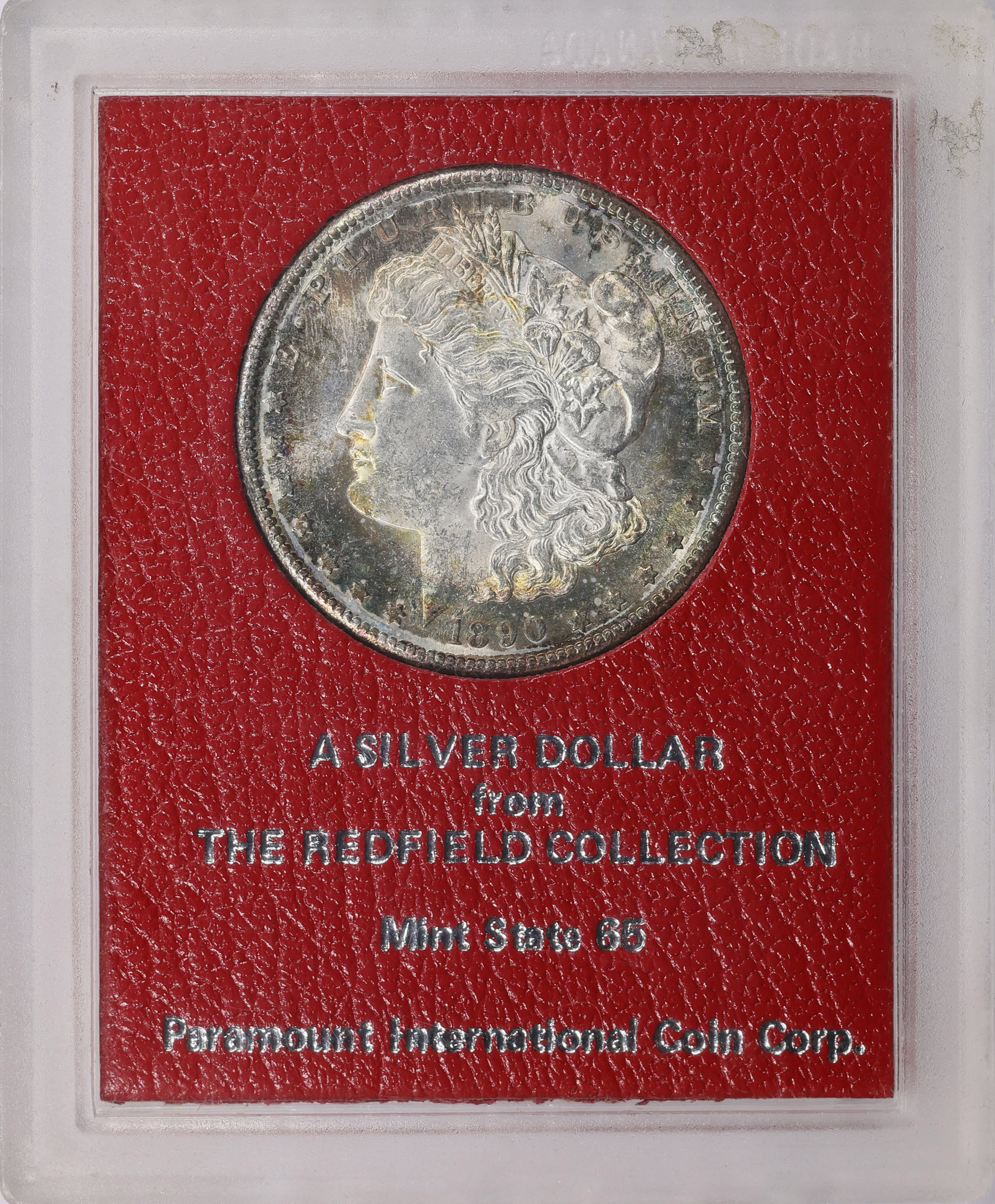 1890-S Morgan Silver Dollar MS-65 (Redfield Collection) (Paramount Red ...
